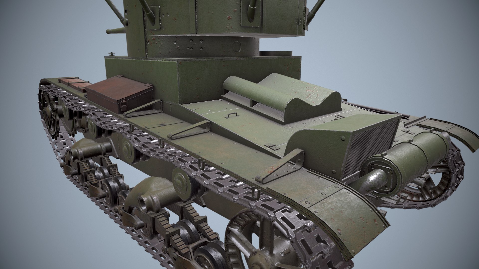 Panzer T-26 Model - TurboSquid 1302353