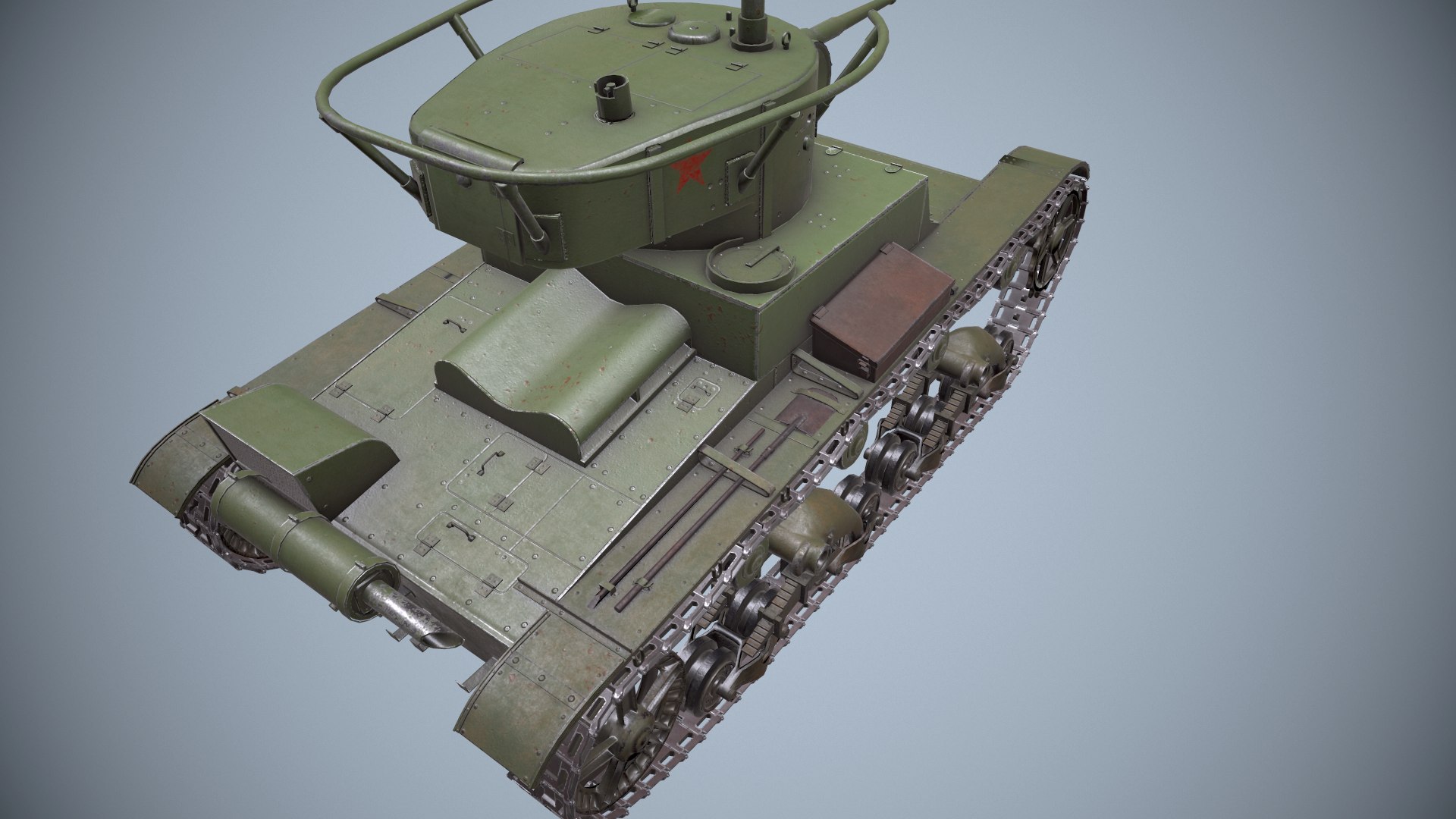 Panzer T-26 Model - TurboSquid 1302353