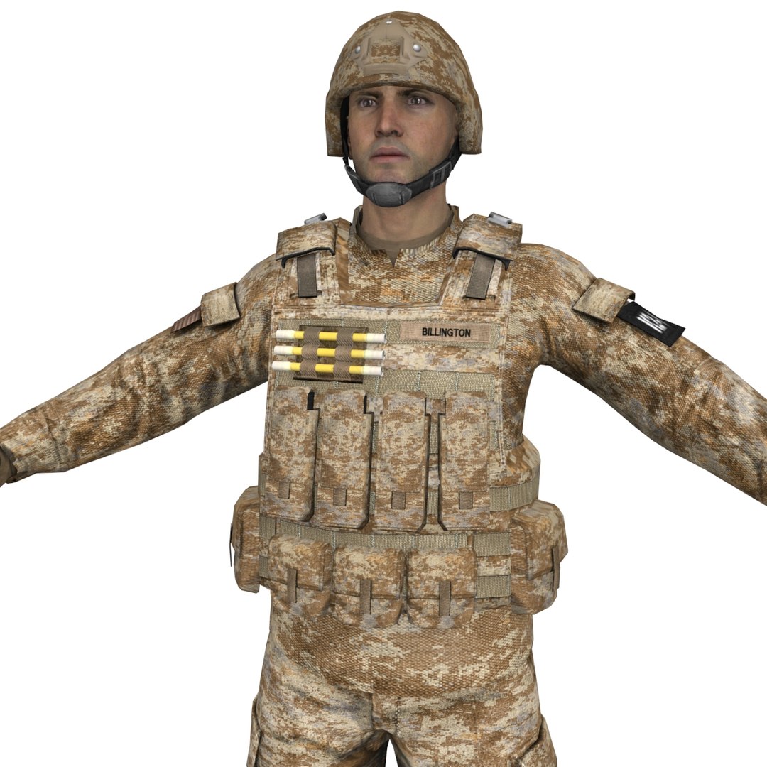 3d Human Military