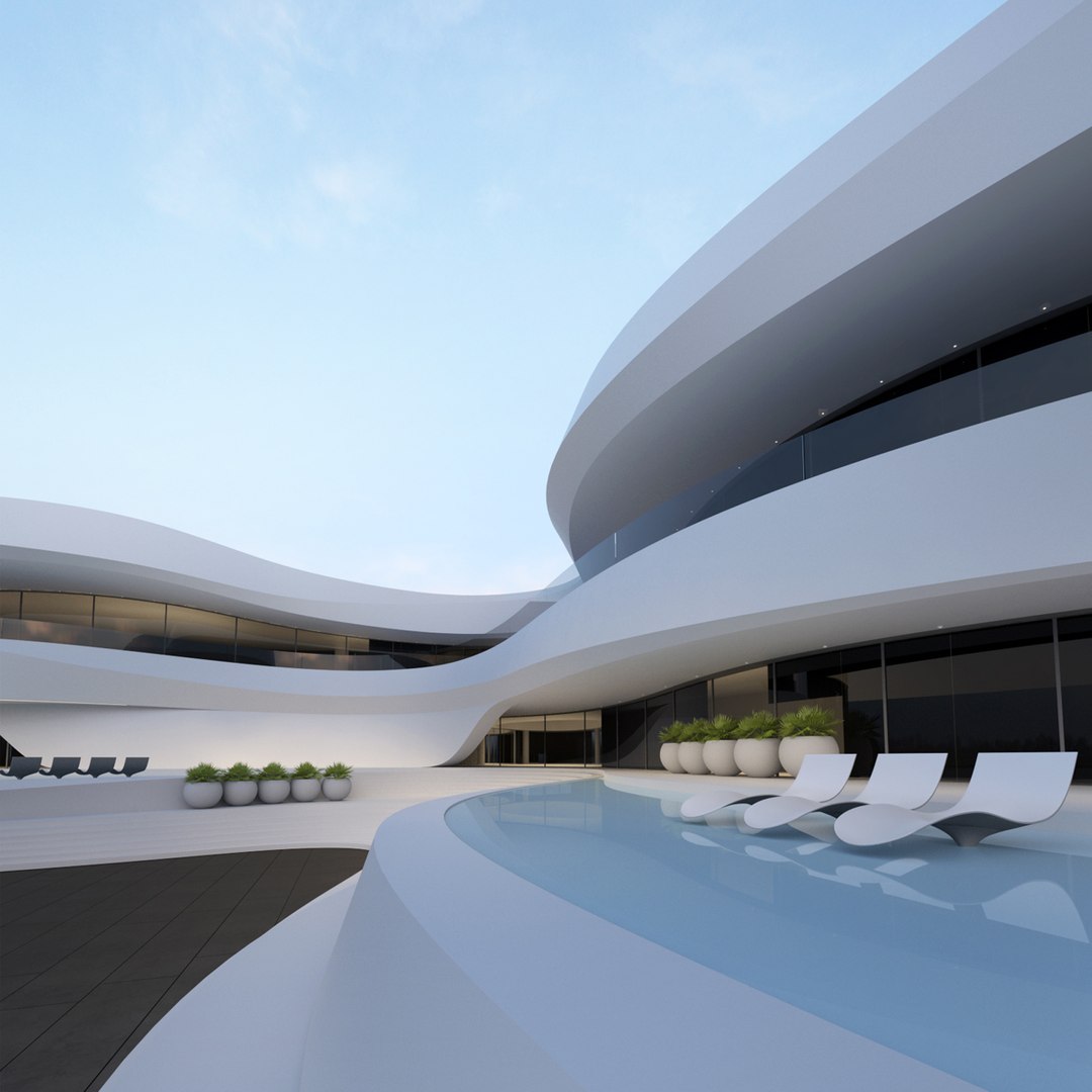 3D Building Concept Model - TurboSquid 1331597