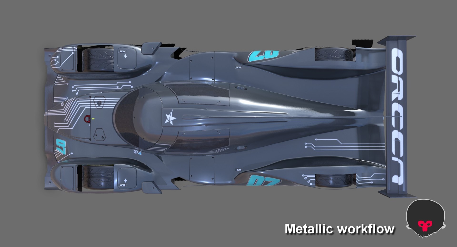 3D oreca 07 lmp2 wec - TurboSquid 1192786