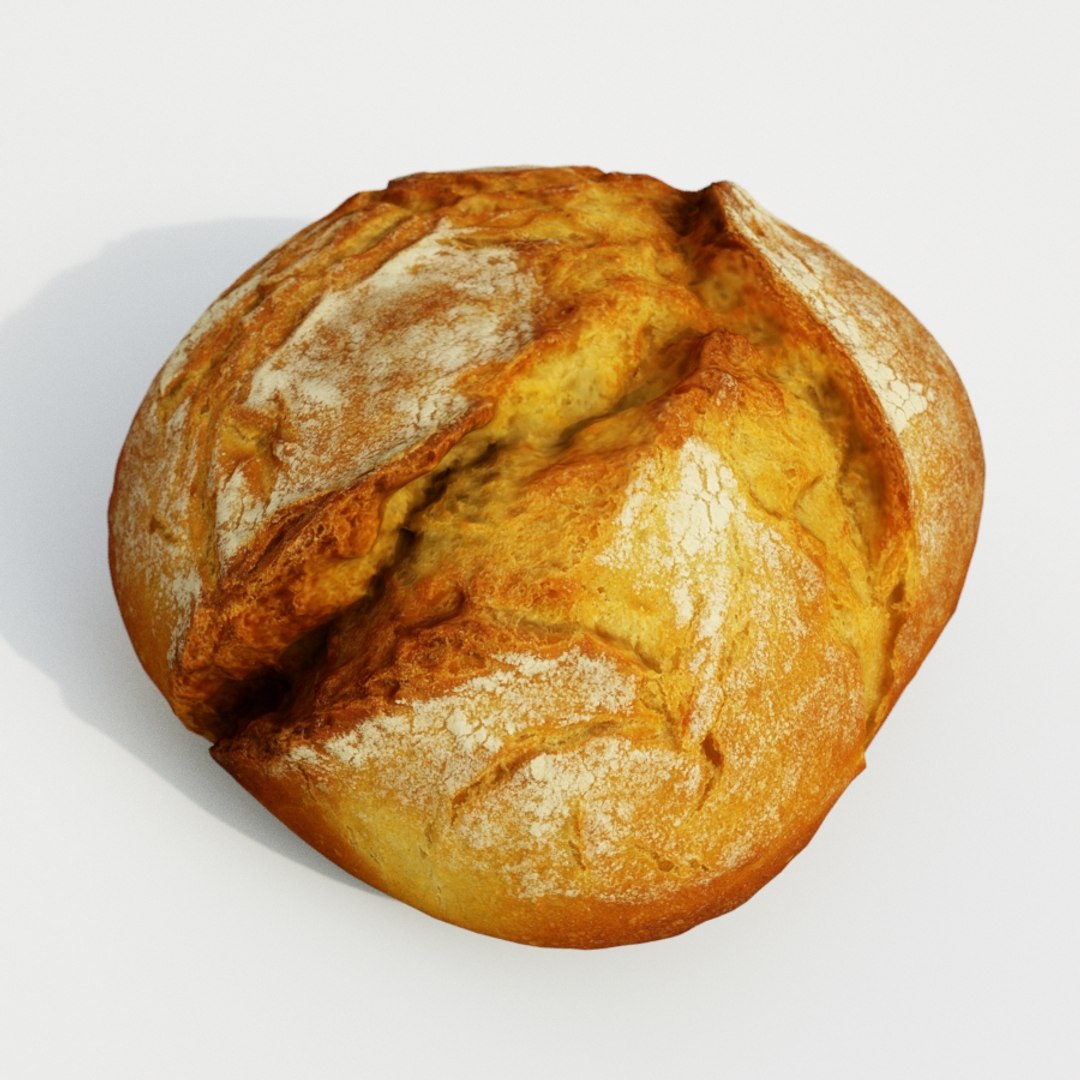 Bread Food Loaf 3D Model - TurboSquid 1350277