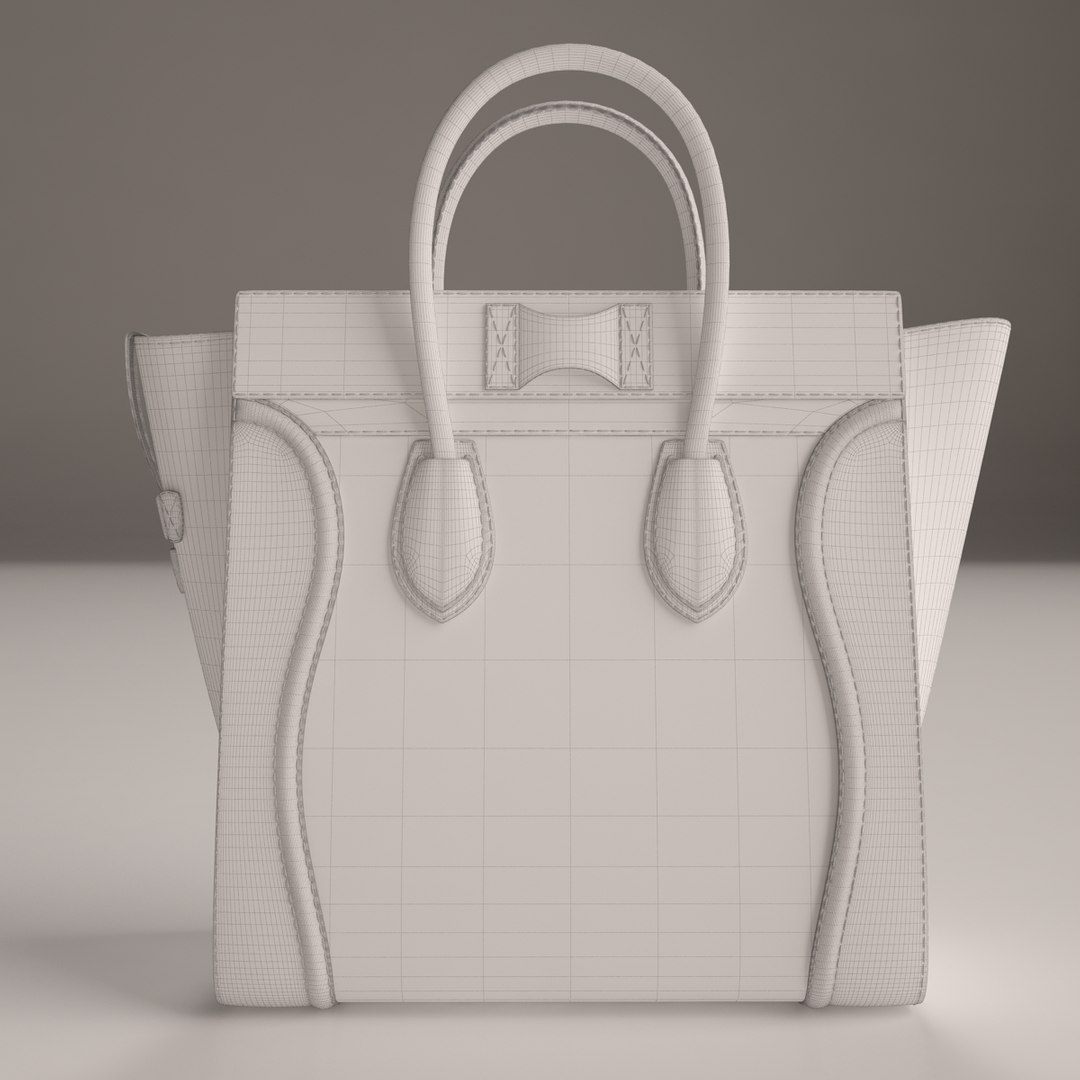 3d Luxury Handbag Model