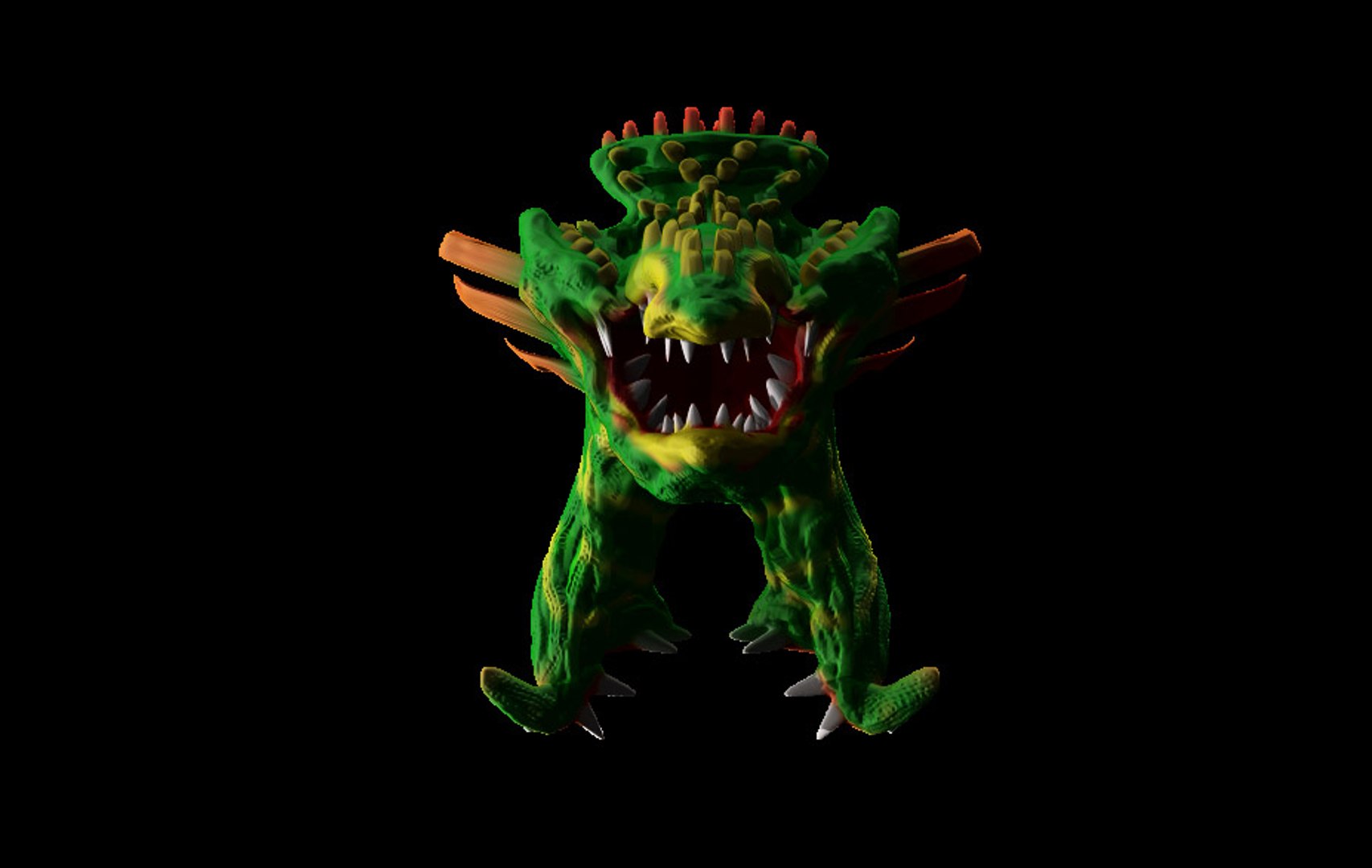 3D legged monster character - TurboSquid 1332998