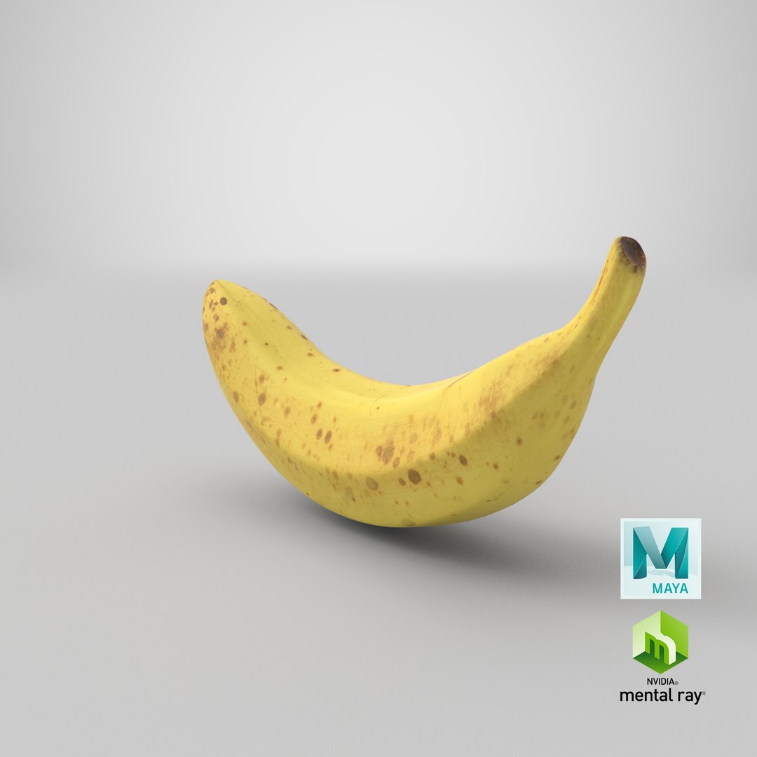 3D Banana Fruit - TurboSquid 1327458
