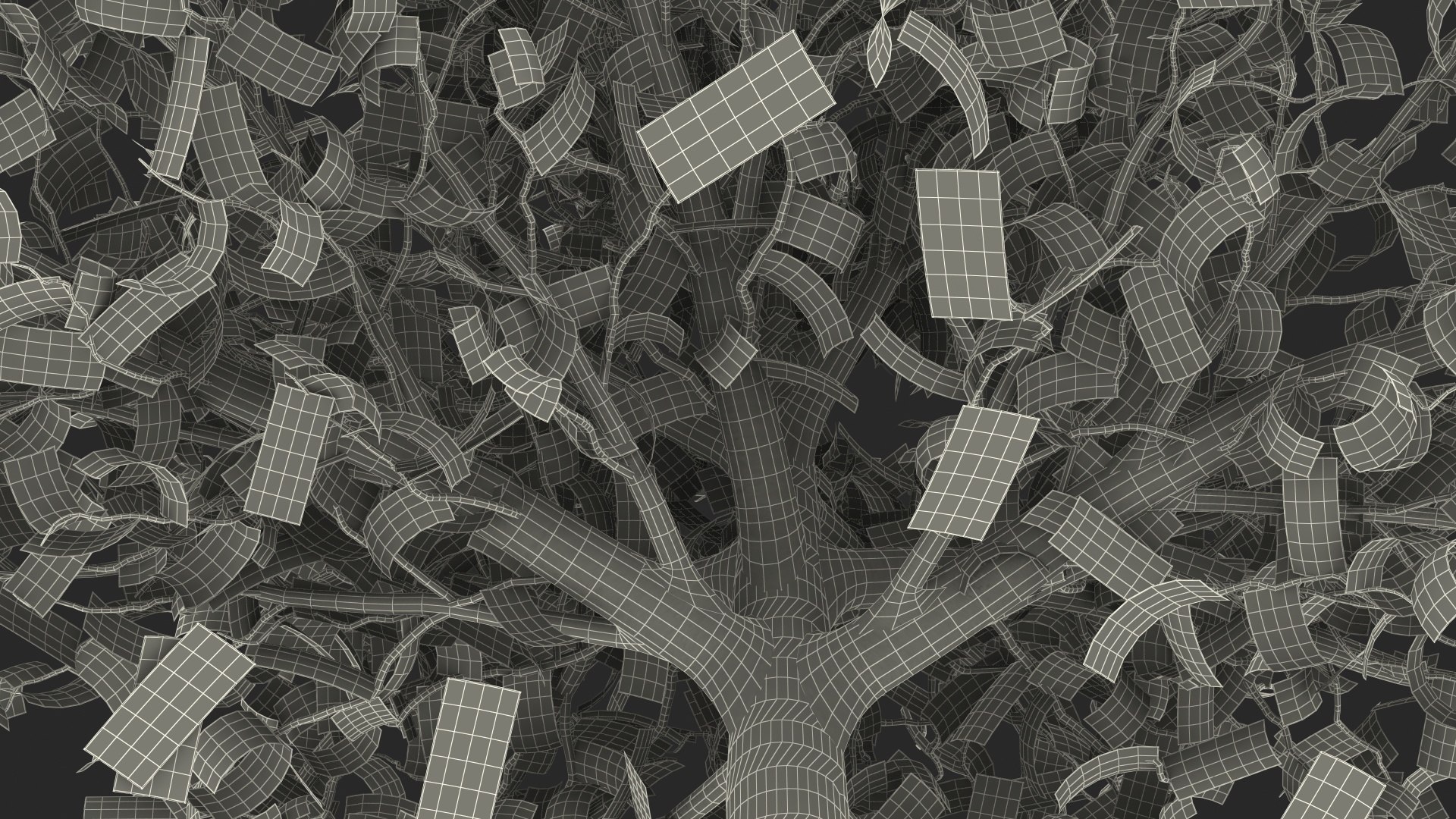 3D model falling dollar bills money - TurboSquid 1545772