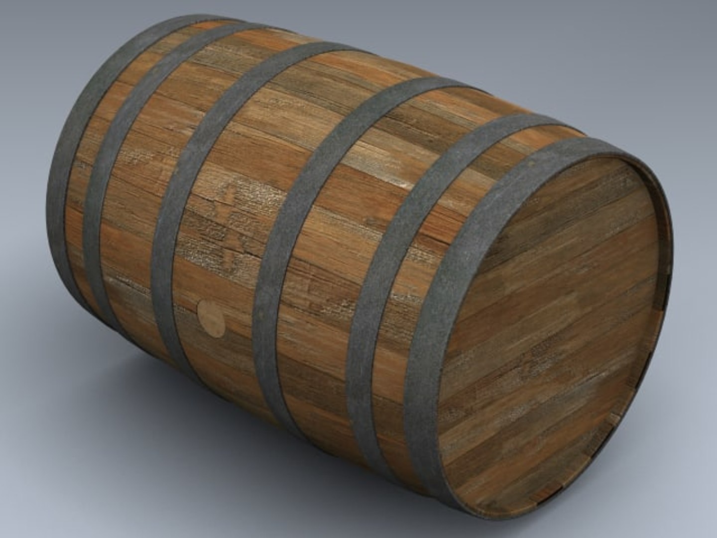 3d Model Whiskey Barrel