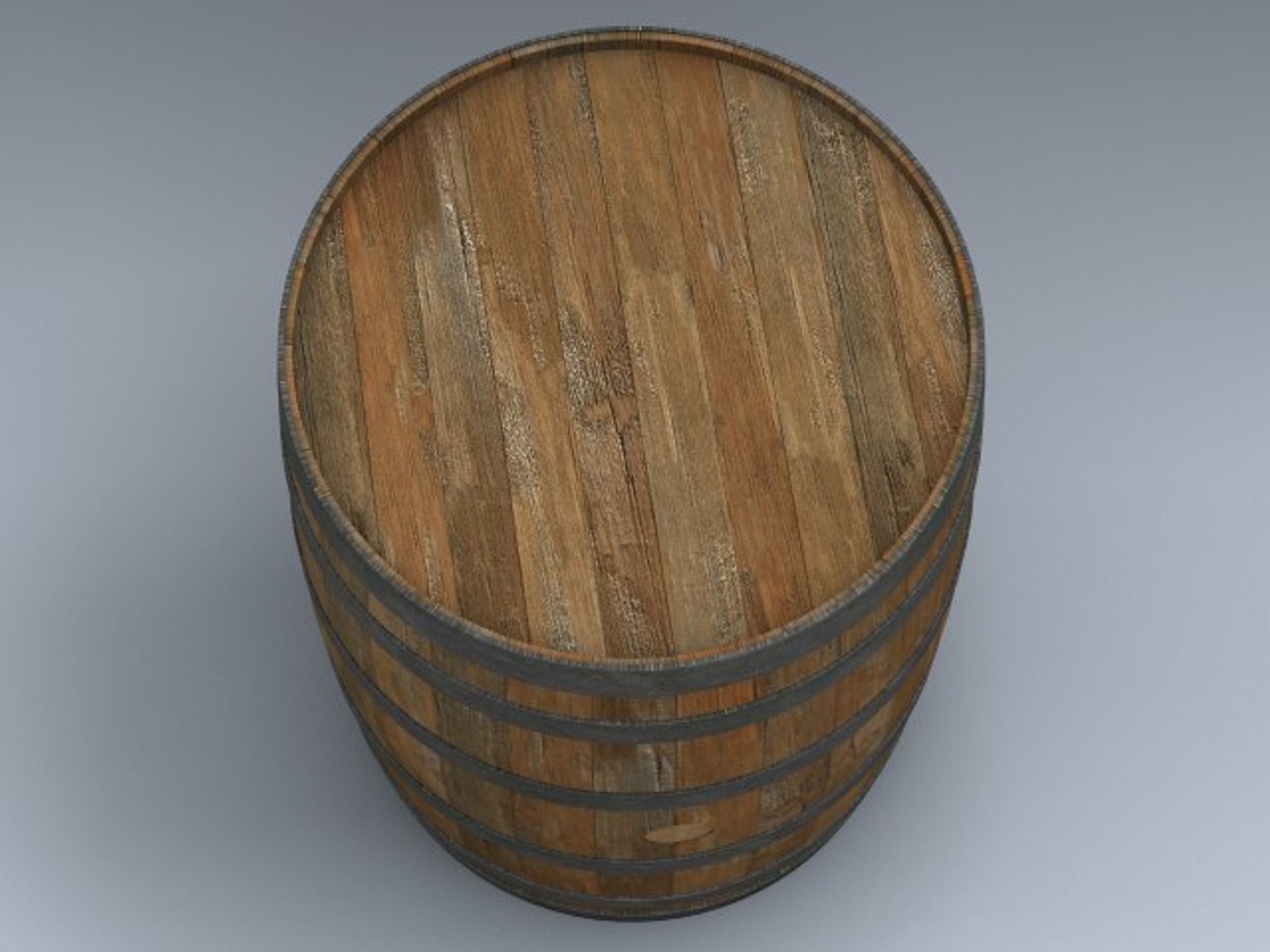 3d Model Whiskey Barrel