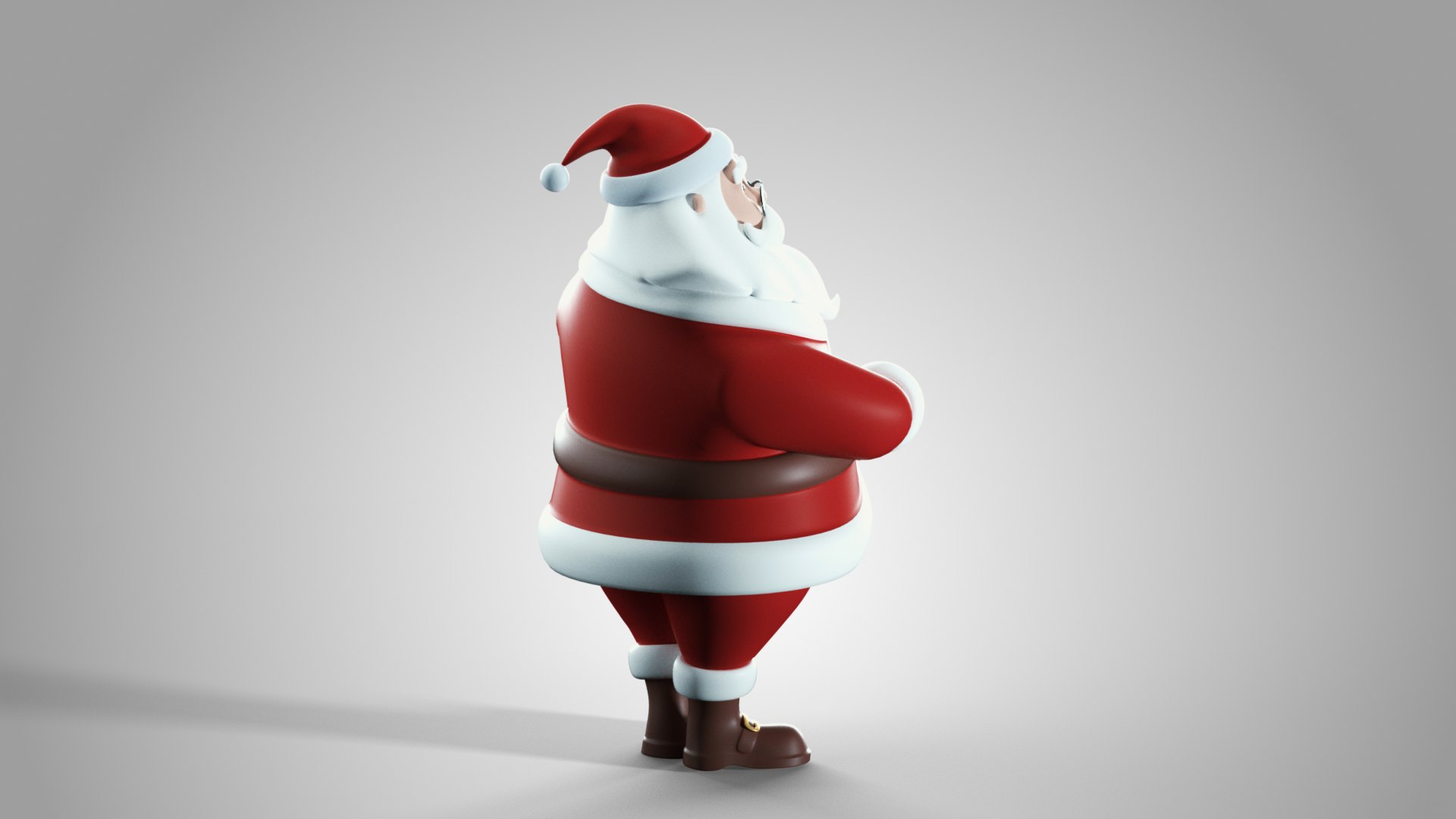 3D Cartoon Santa Claus model - TurboSquid 2001305
