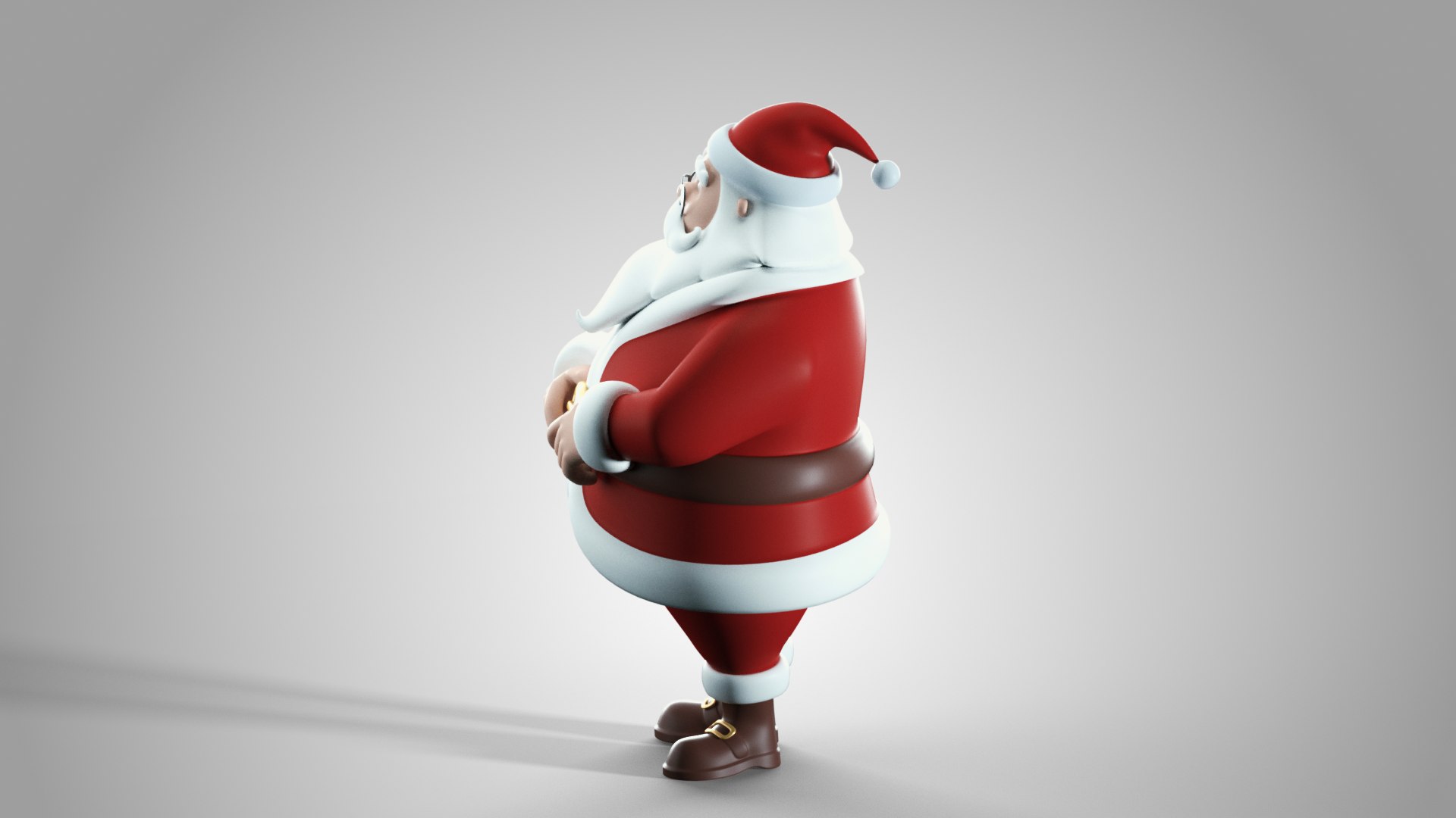 3D Cartoon Santa Claus model - TurboSquid 2001305