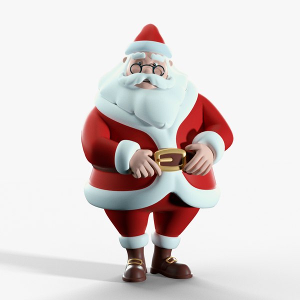 Cartoon Santa Claus 3D 모델 - TurboSquid 2001305