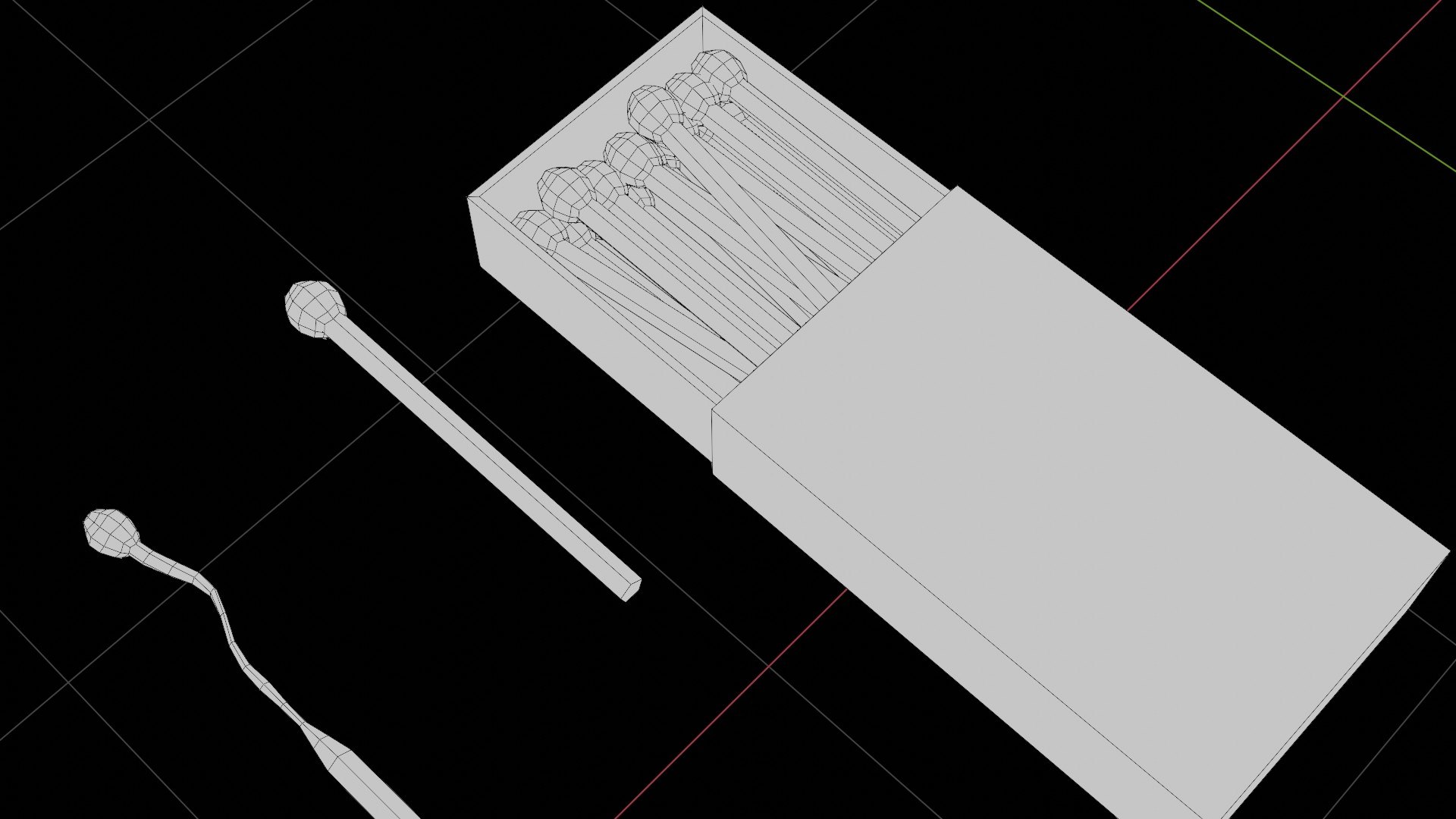 Lamp And Matchbox With Pbr Textures Model - TurboSquid 2076113