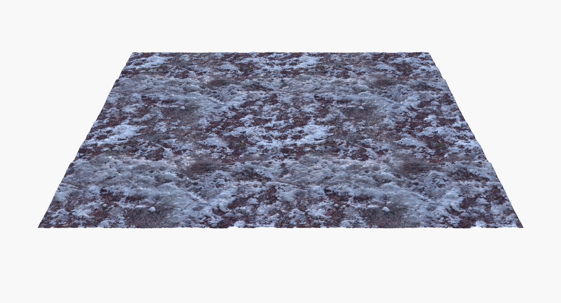 Frozen Winter Ground Surface Model - TurboSquid 1297999