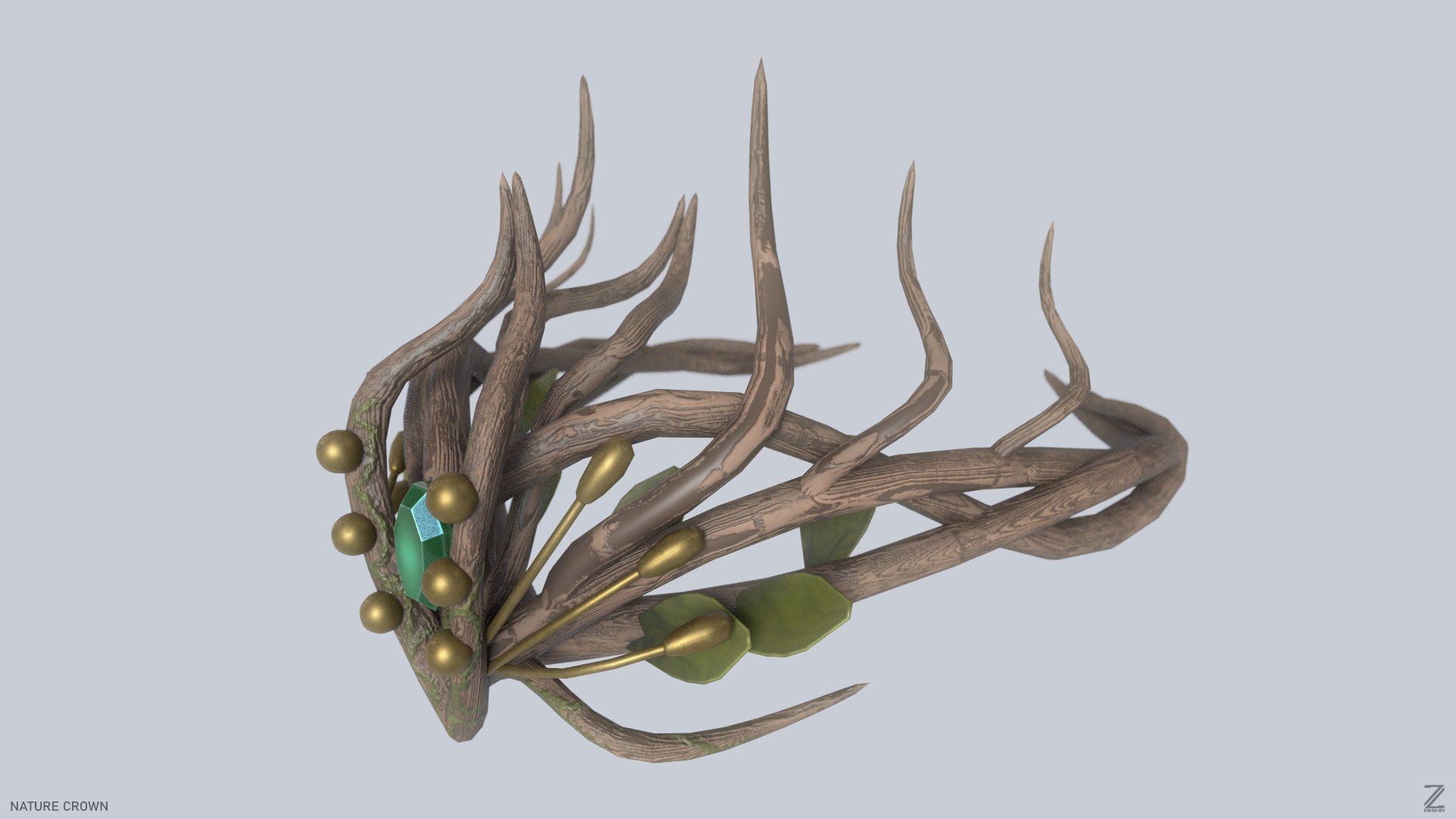 3D Nature Crown Model - TurboSquid 2390968