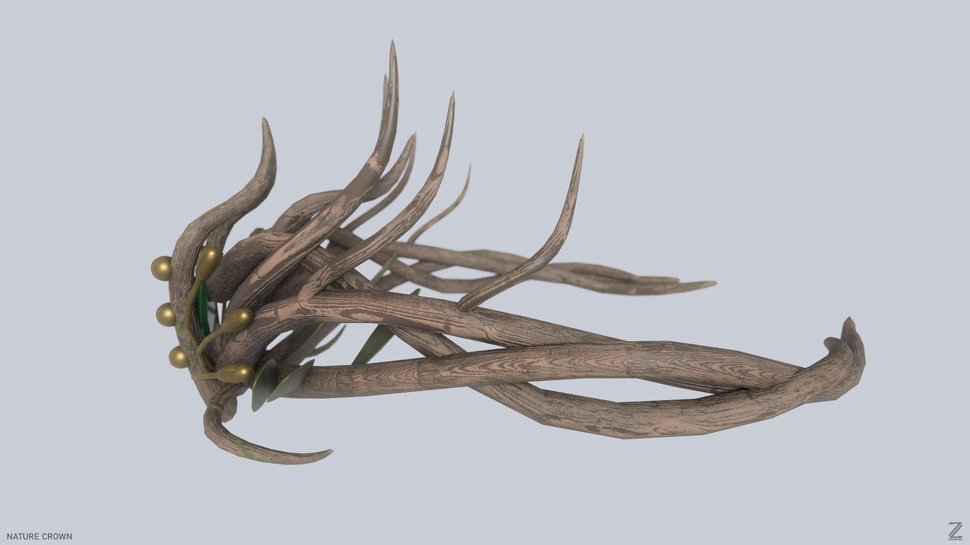 3D Nature Crown Model - TurboSquid 2390968