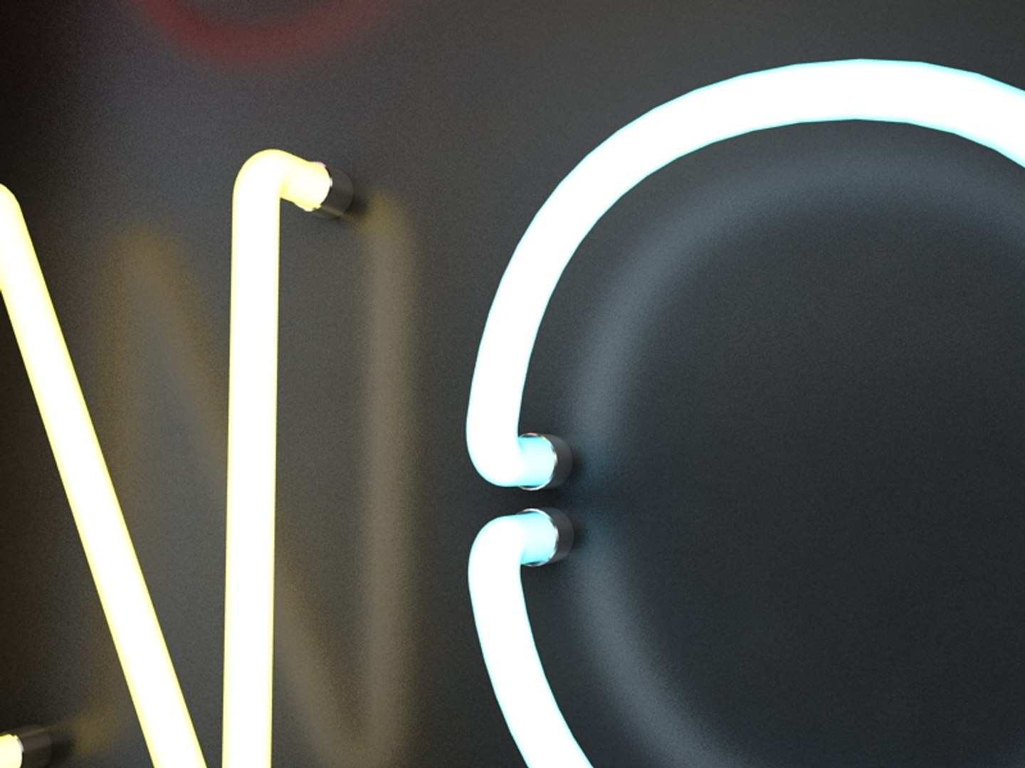 3d Letters Alphabet Neon Lights