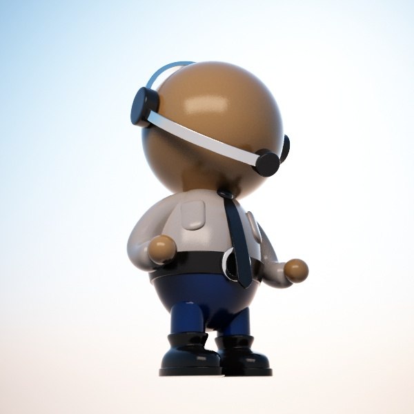 cartoon operator character max