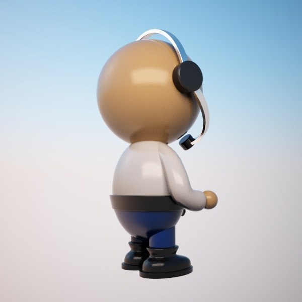 cartoon operator character max