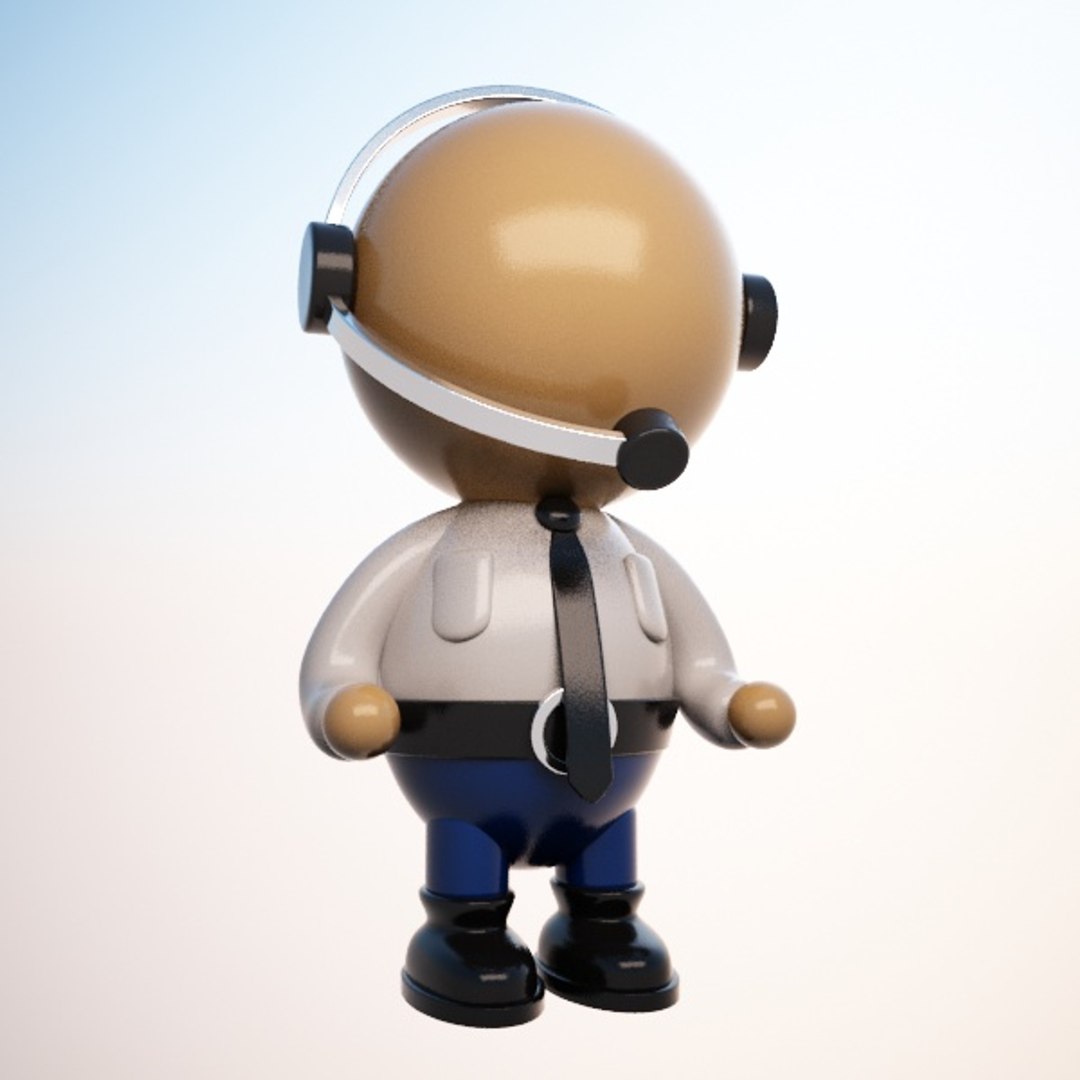 cartoon operator character max