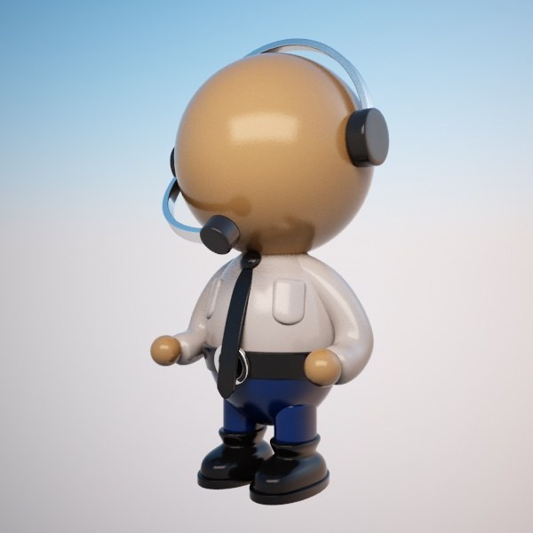 cartoon operator character max