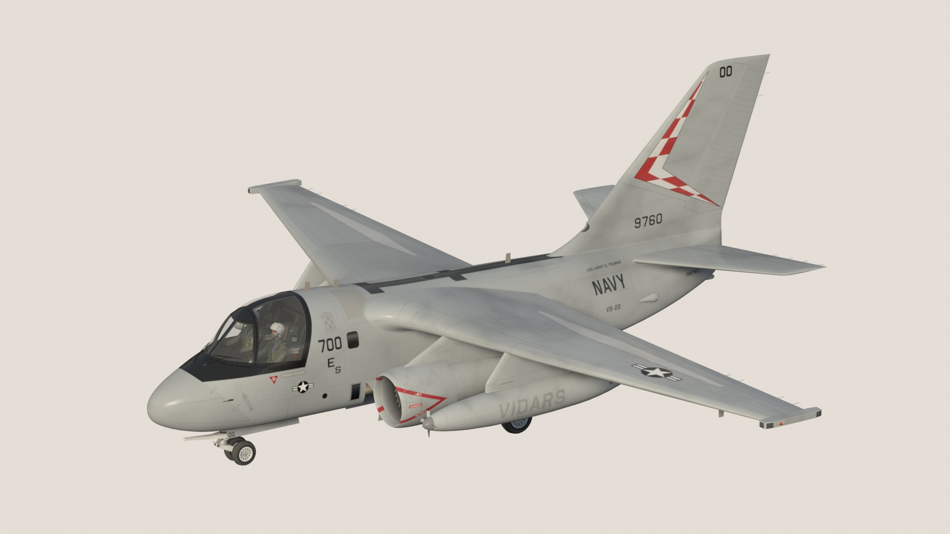 3D Model Lockheed S3 Viking - TurboSquid 2525851