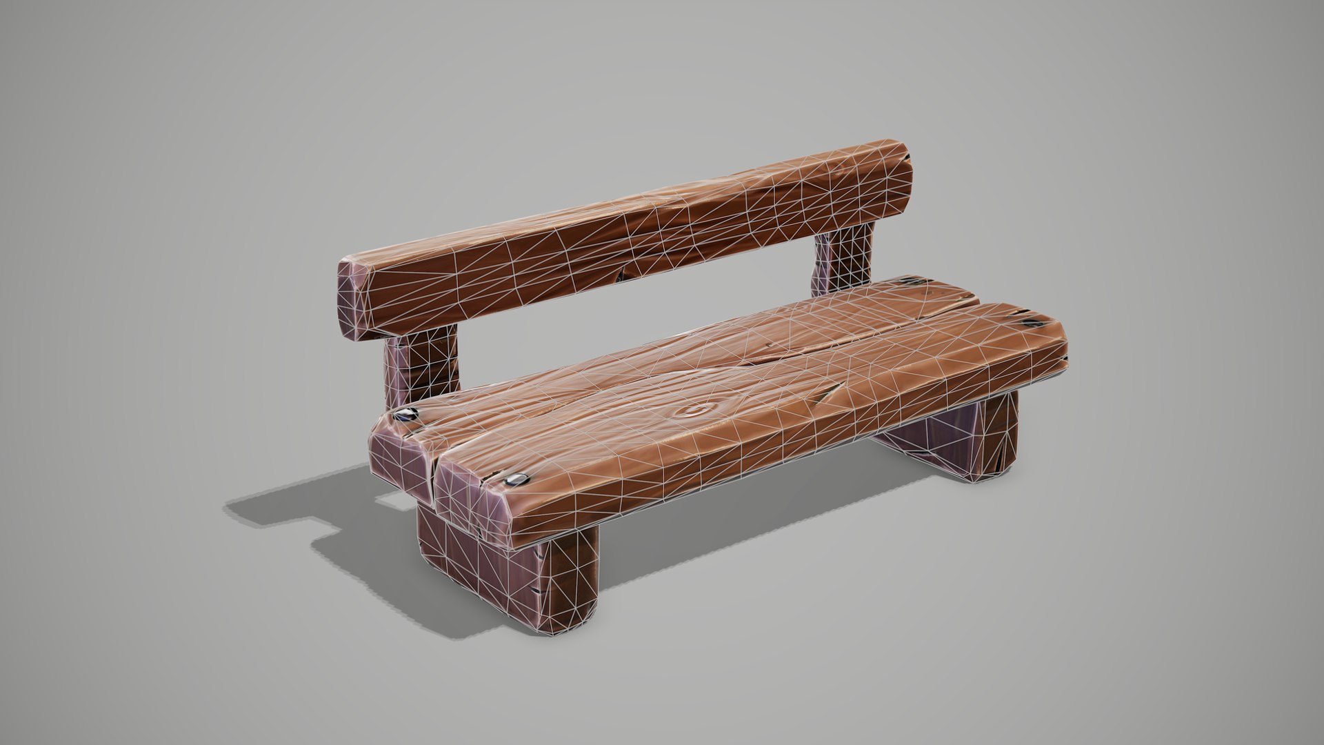 Bench Stylized 3D - TurboSquid 1701103