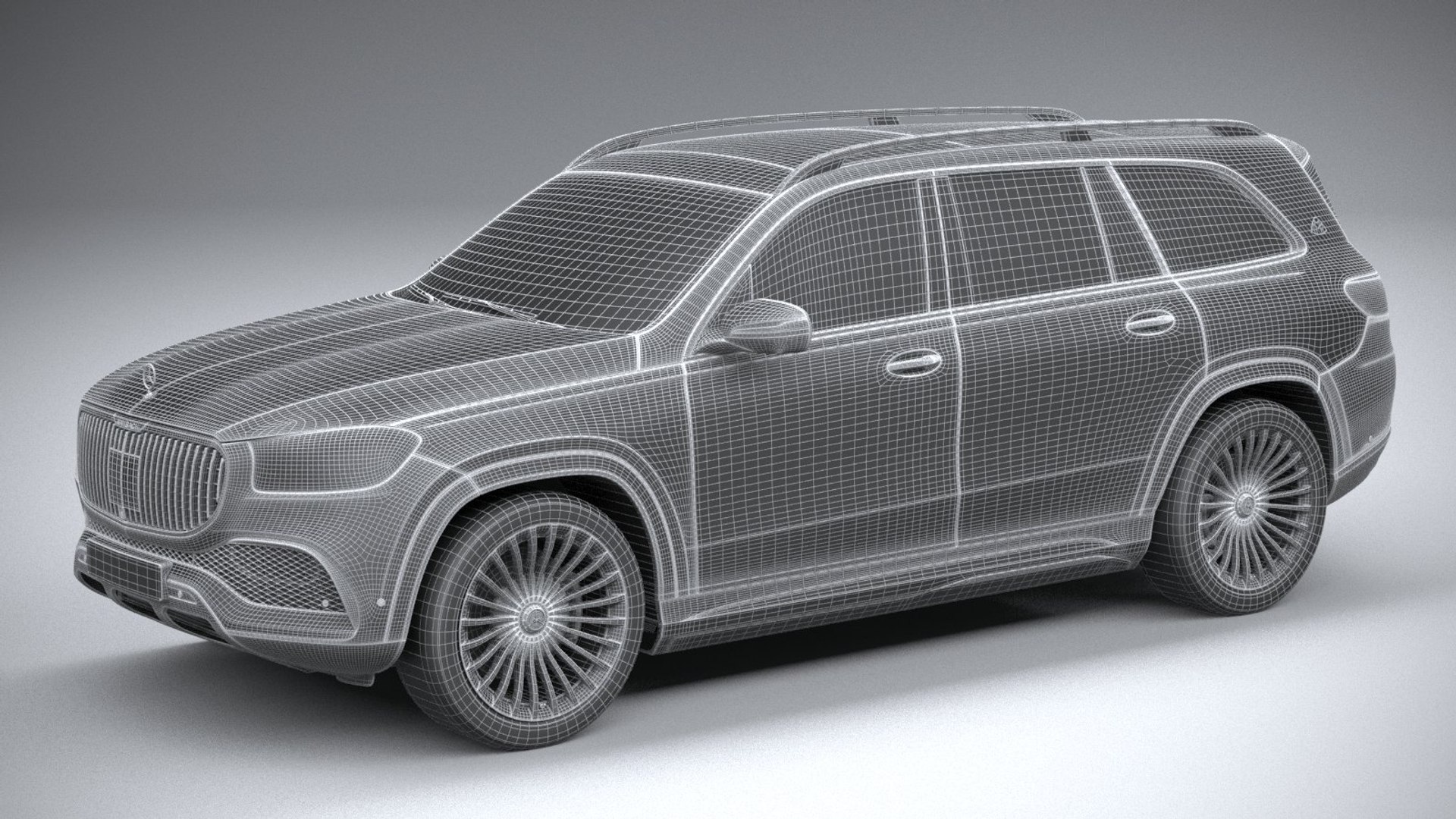 3D Mercedes-benz Gls600 Maybach Model - TurboSquid 1480908