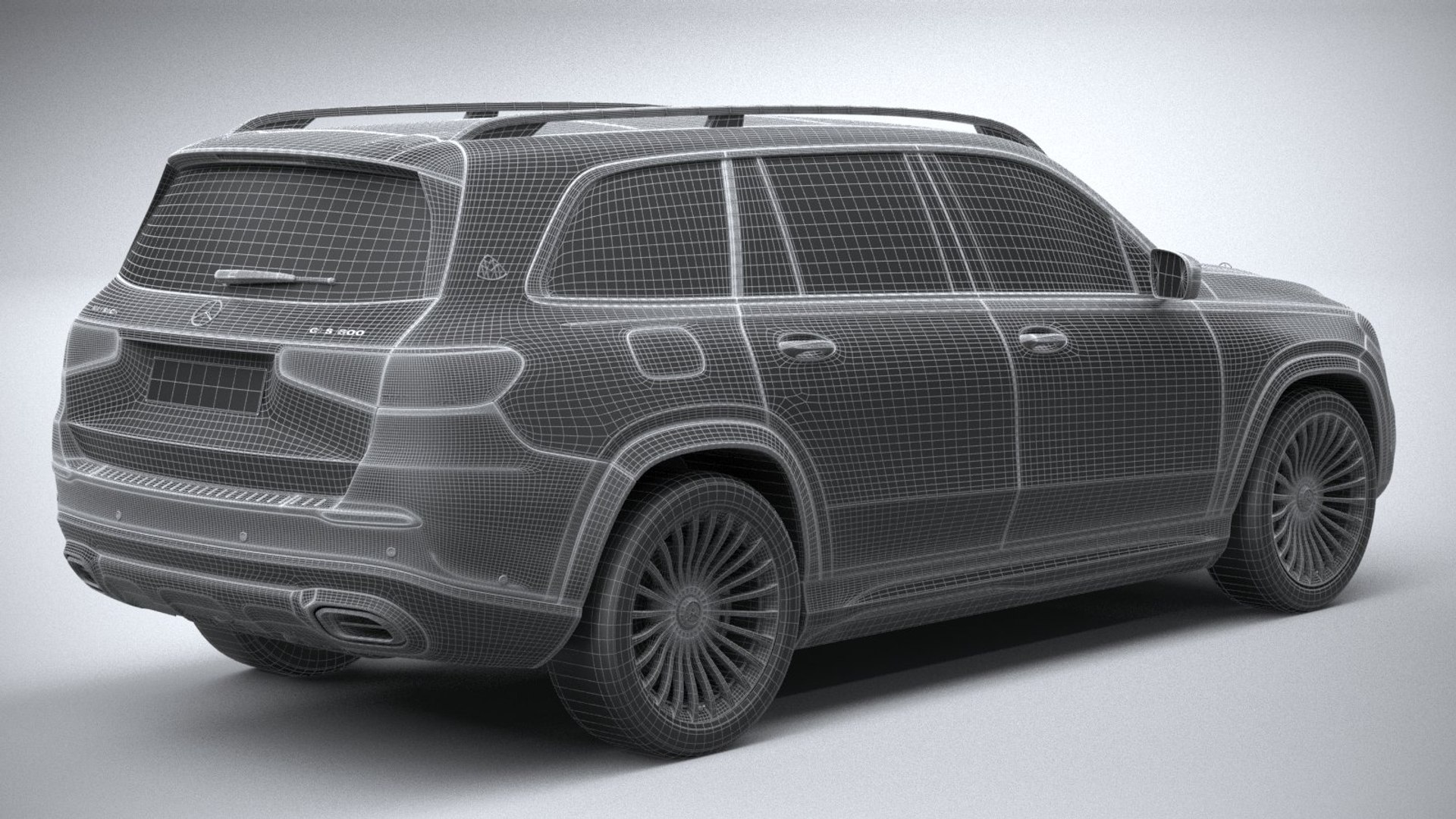 3D Mercedes-benz Gls600 Maybach Model - TurboSquid 1480908