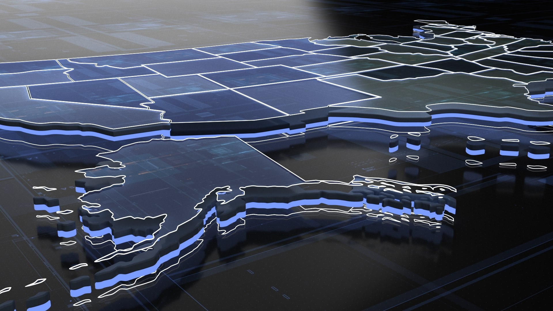 American Map 3D Model - TurboSquid 1970238