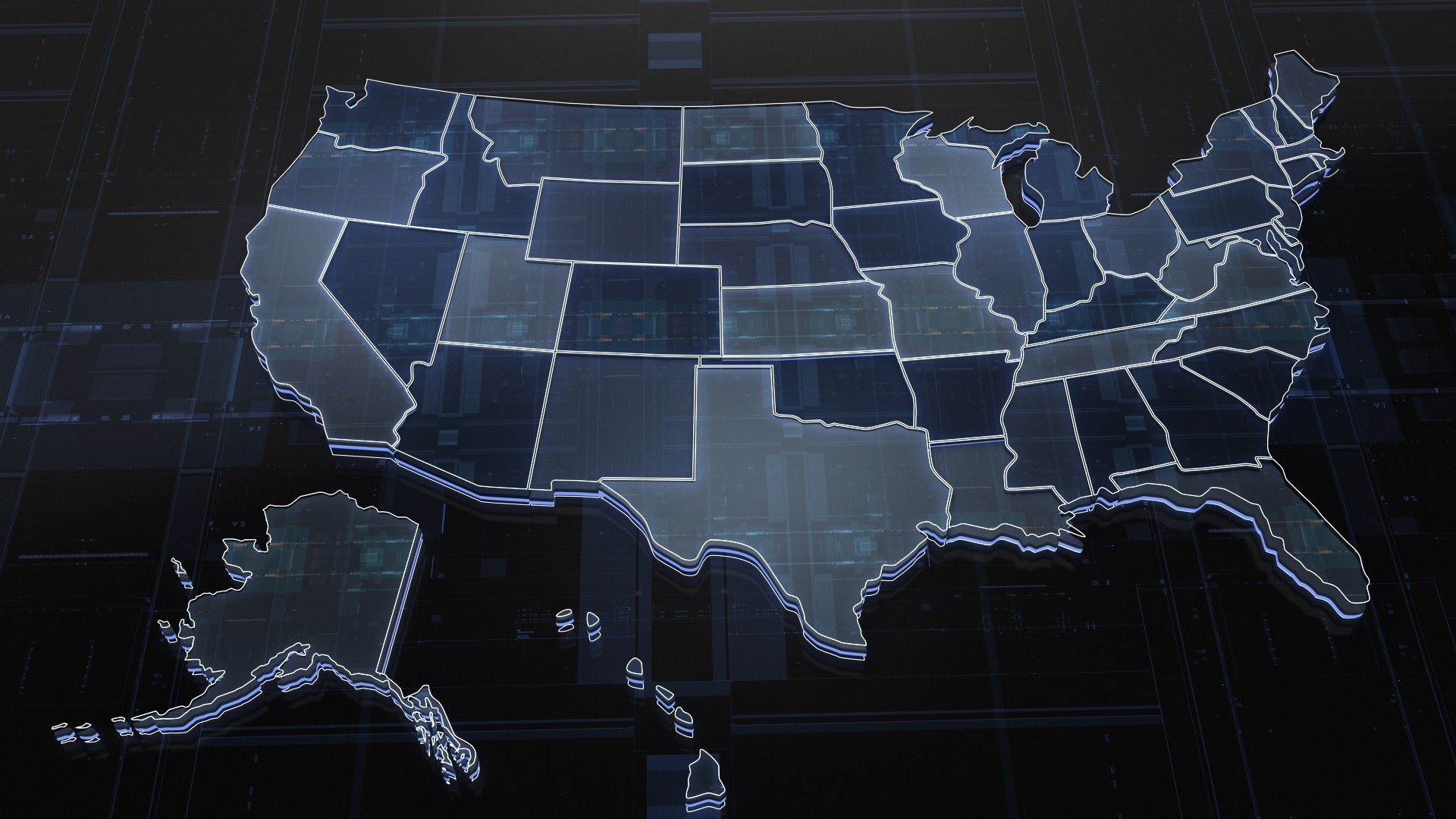 American Map 3D Model - TurboSquid 1970238