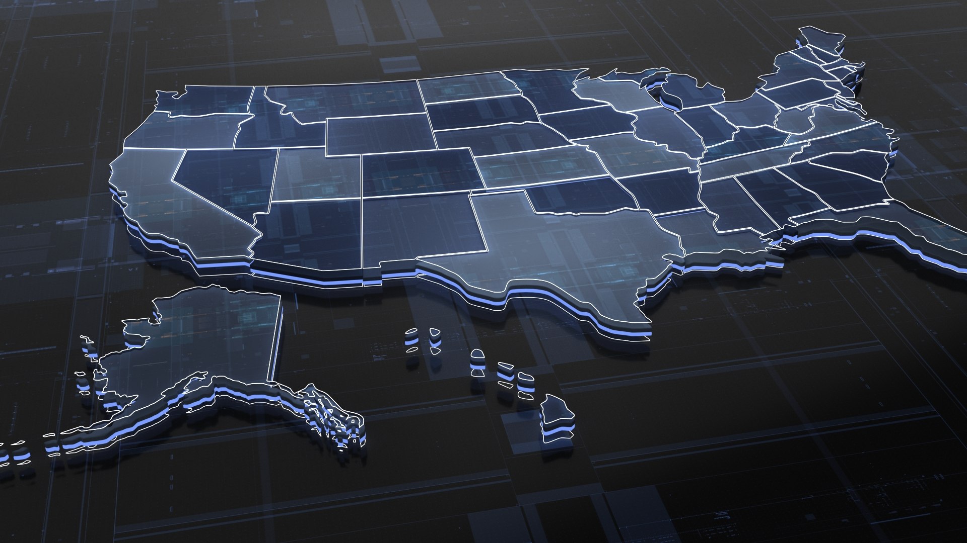 American Map 3D Model - TurboSquid 1970238