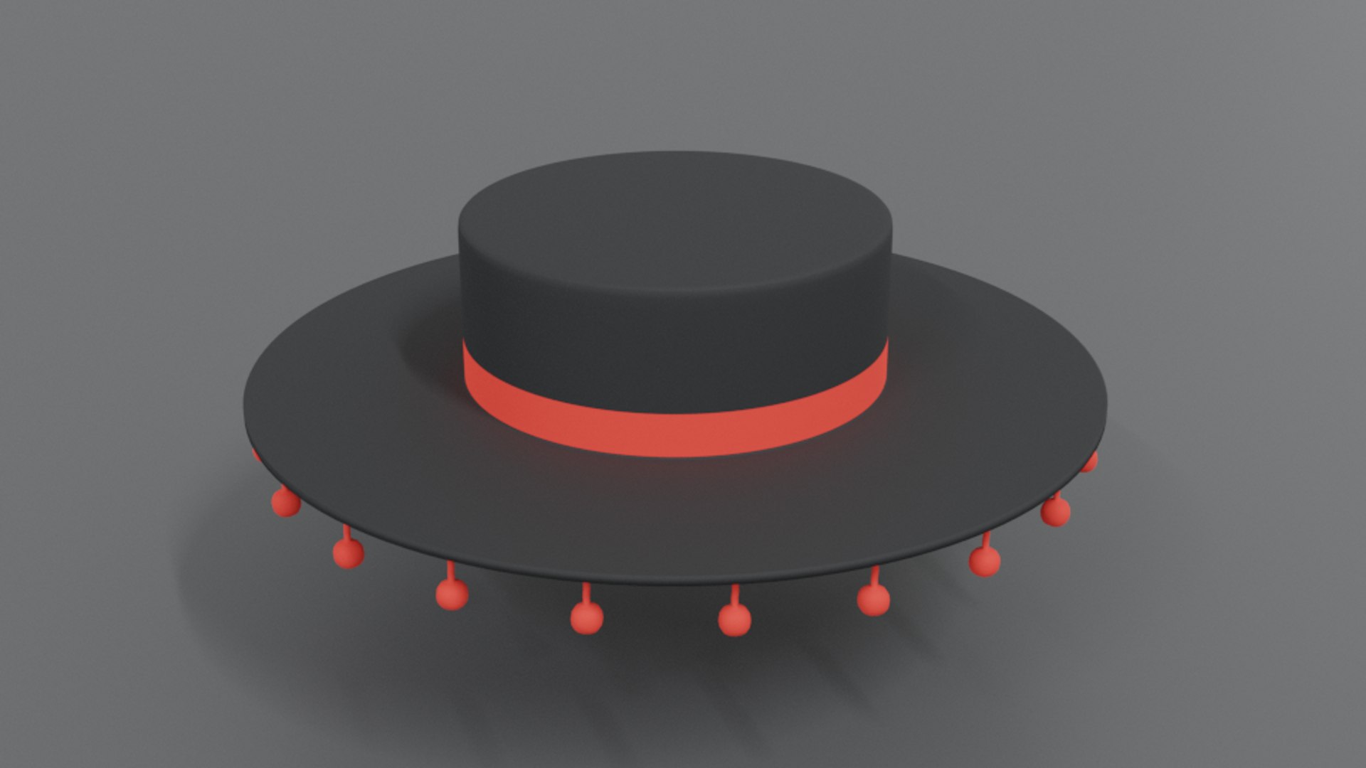 3D Spanish Hat Cartoon - TurboSquid 1597960