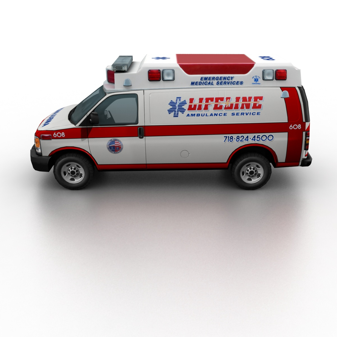 Generic Ambulance 3D Model - TurboSquid 1349304