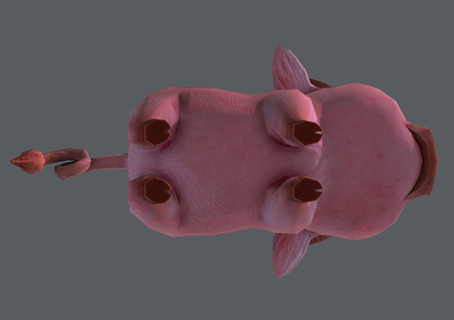 3D cartoon pig model - TurboSquid 1301805
