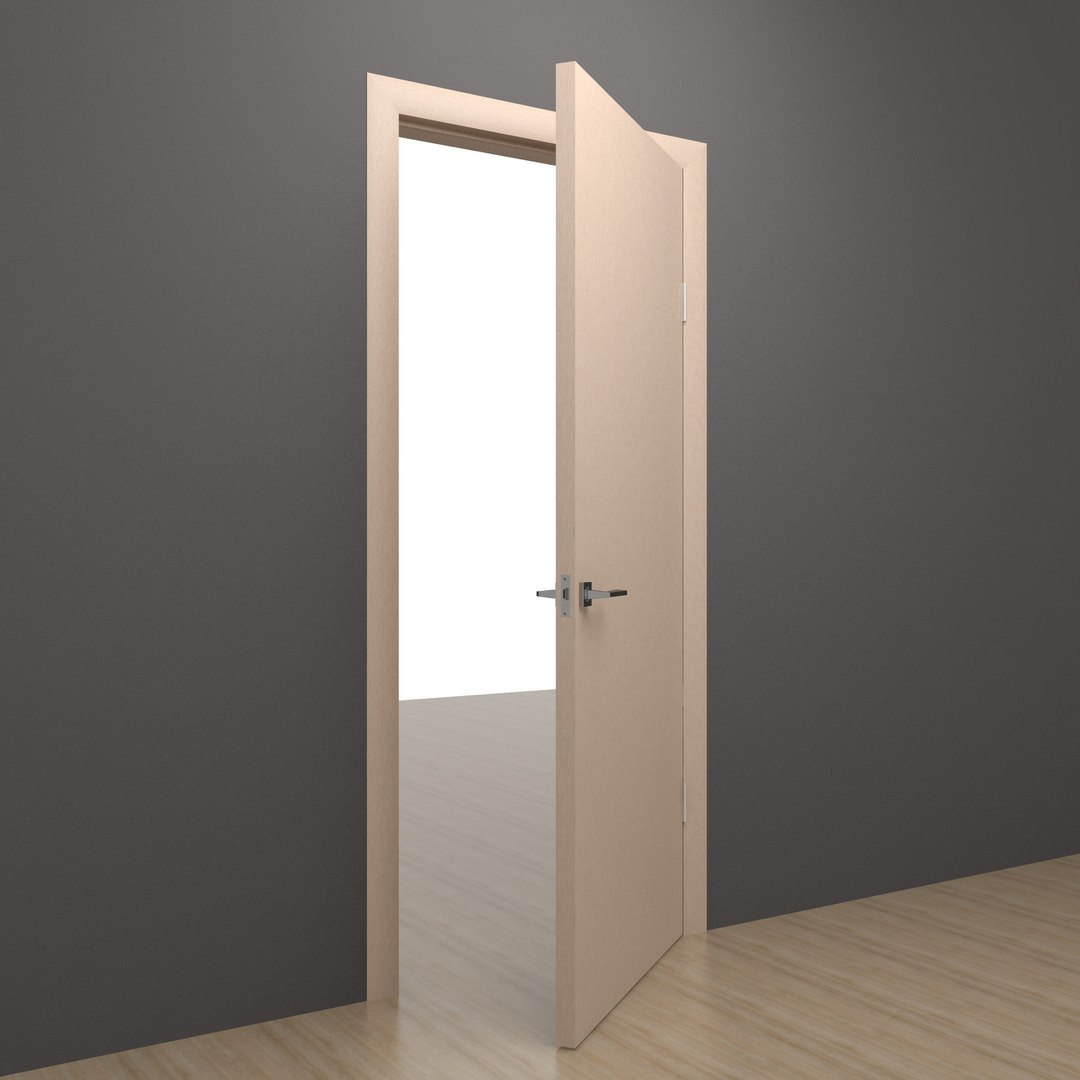 Simple Door 3d Model
