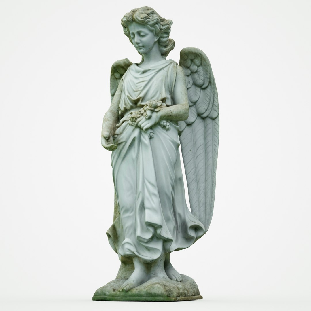 Angel Statue 3D - TurboSquid 1607039