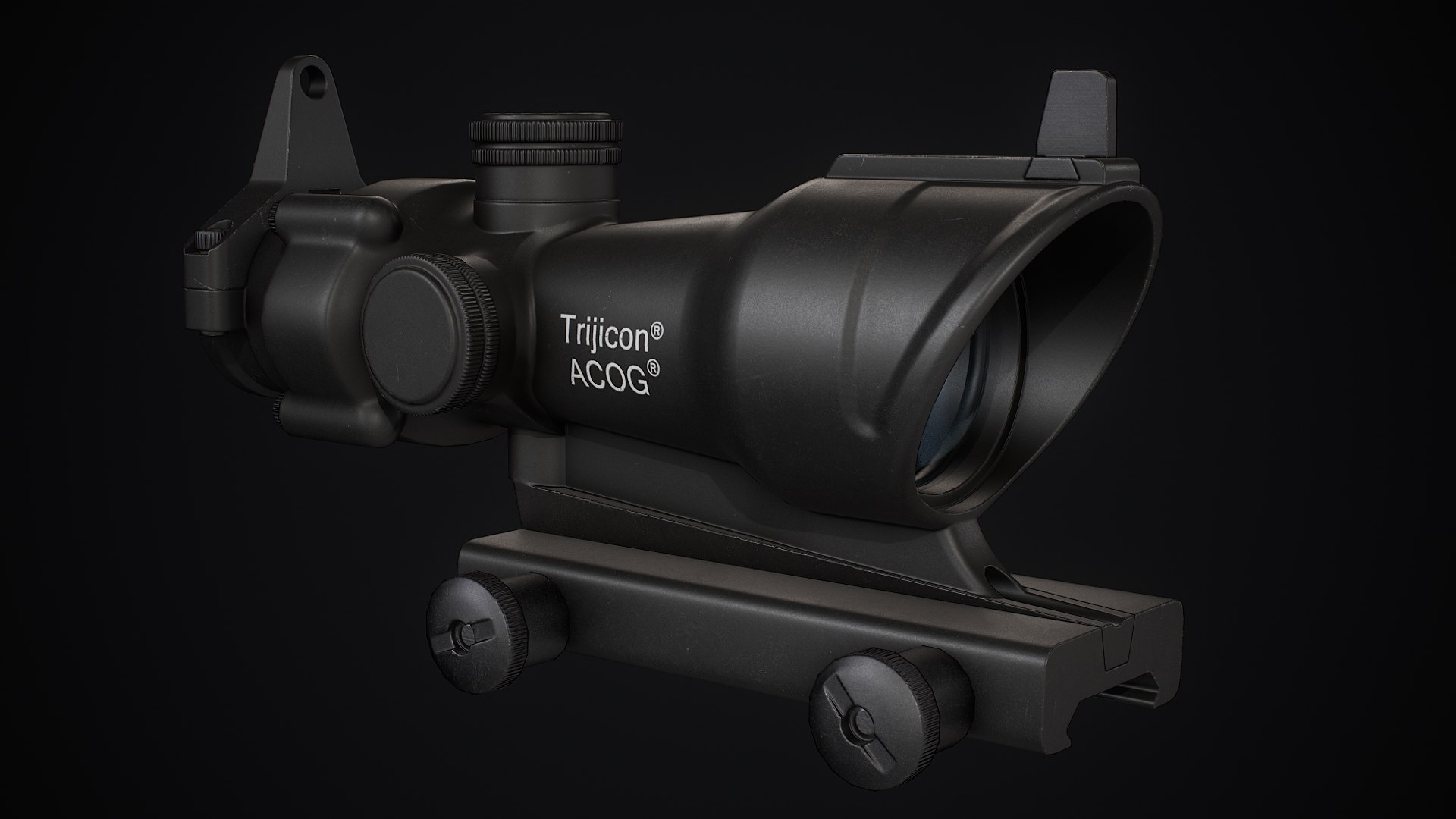 3D ACOG Scope - TurboSquid 1896581