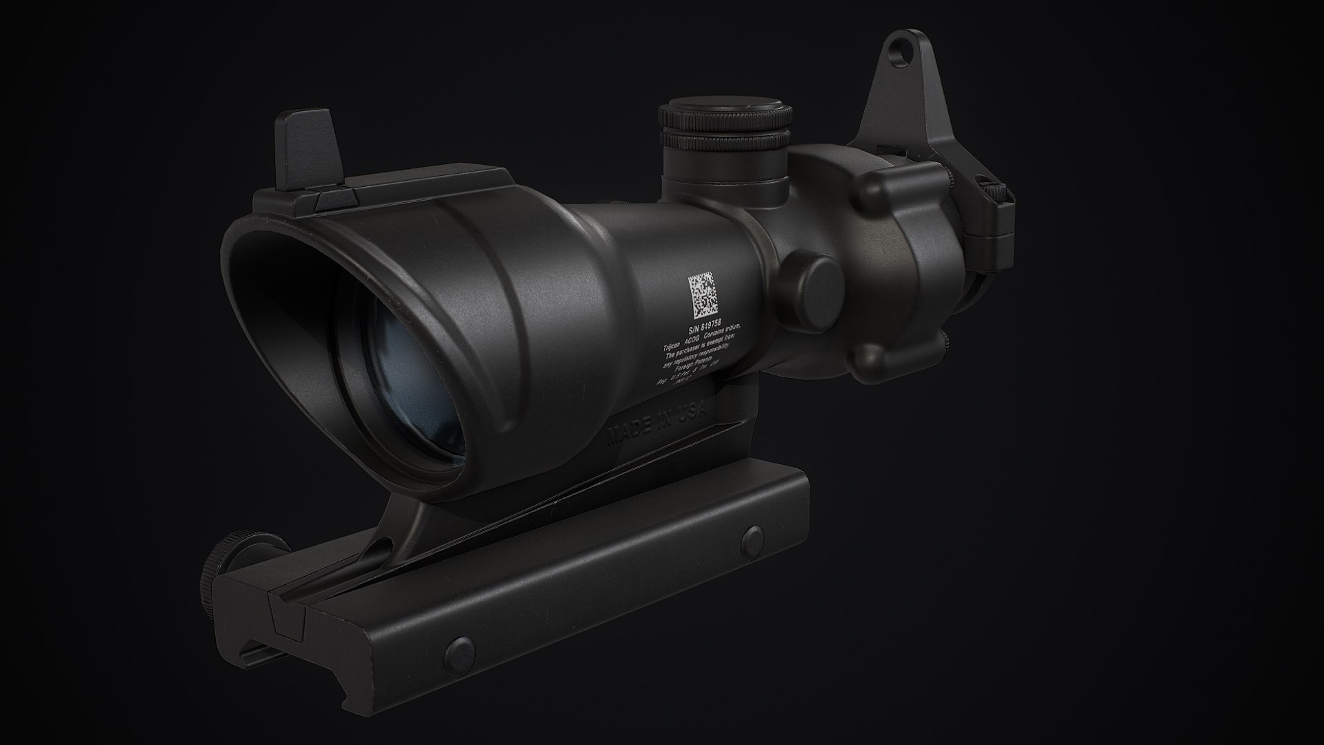 3D ACOG Scope - TurboSquid 1896581