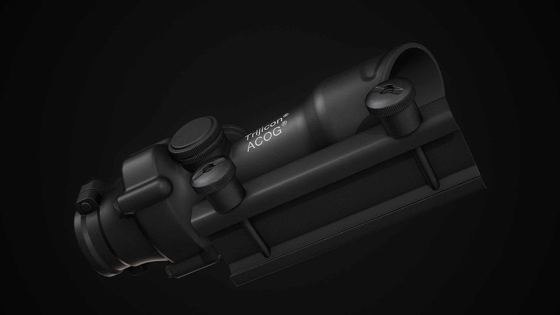 3D ACOG Scope - TurboSquid 1896581