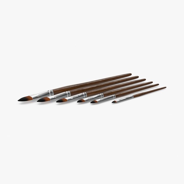 max paint brushes 01 set
