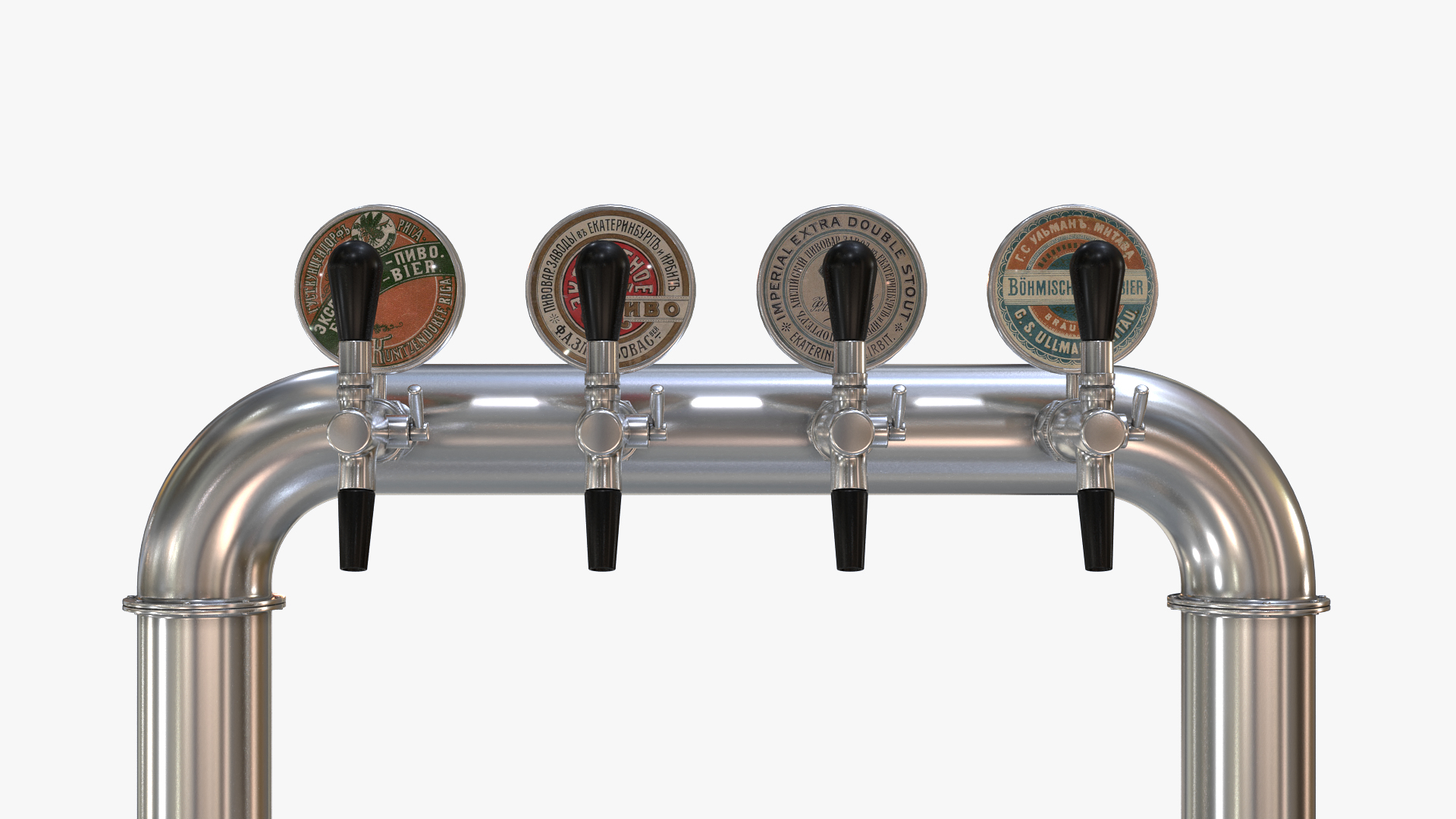 Bar Pack 01 - Beer Towers 3D Model - TurboSquid 1839767