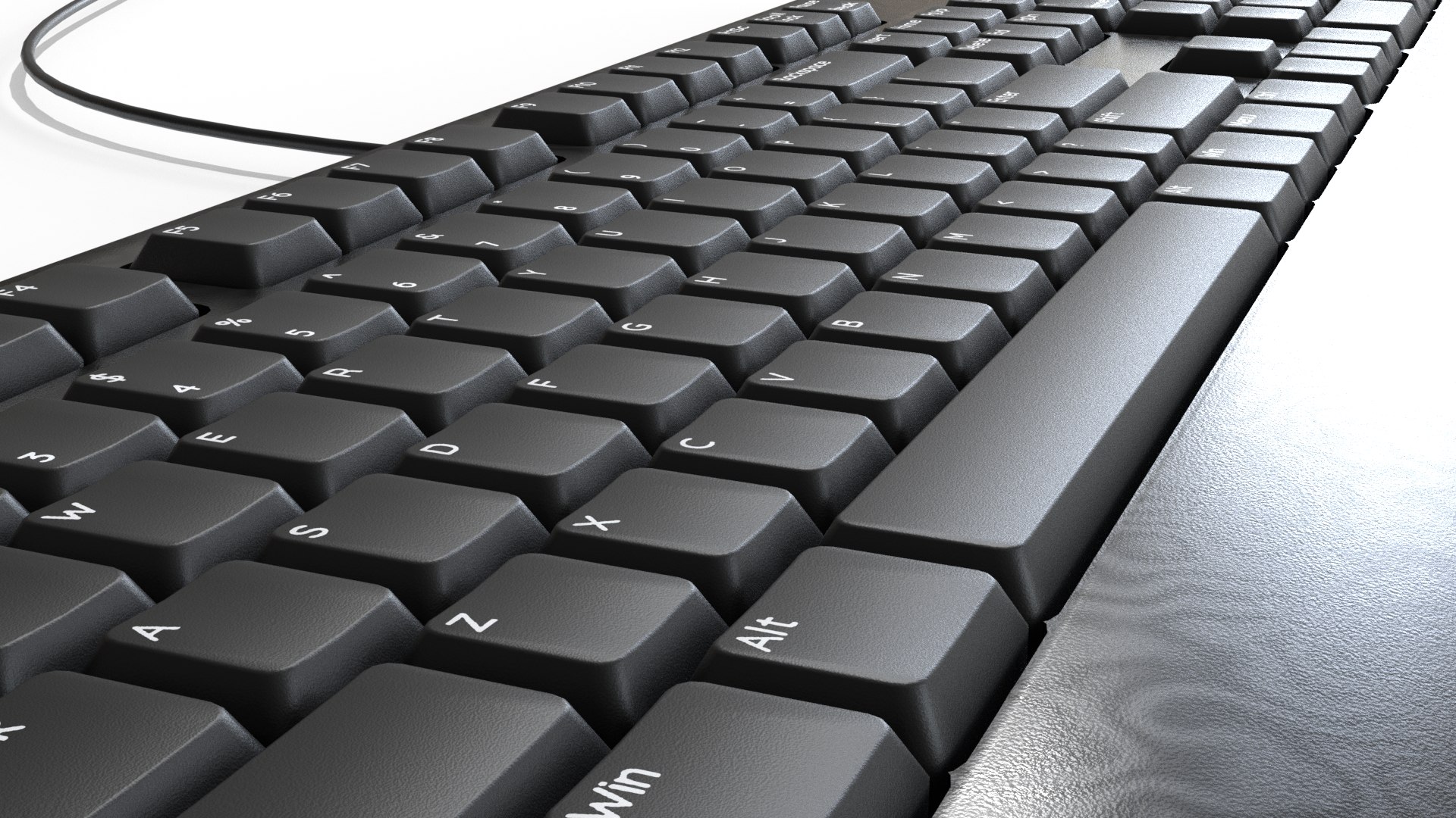 Office Keyboard Model - TurboSquid 1662323