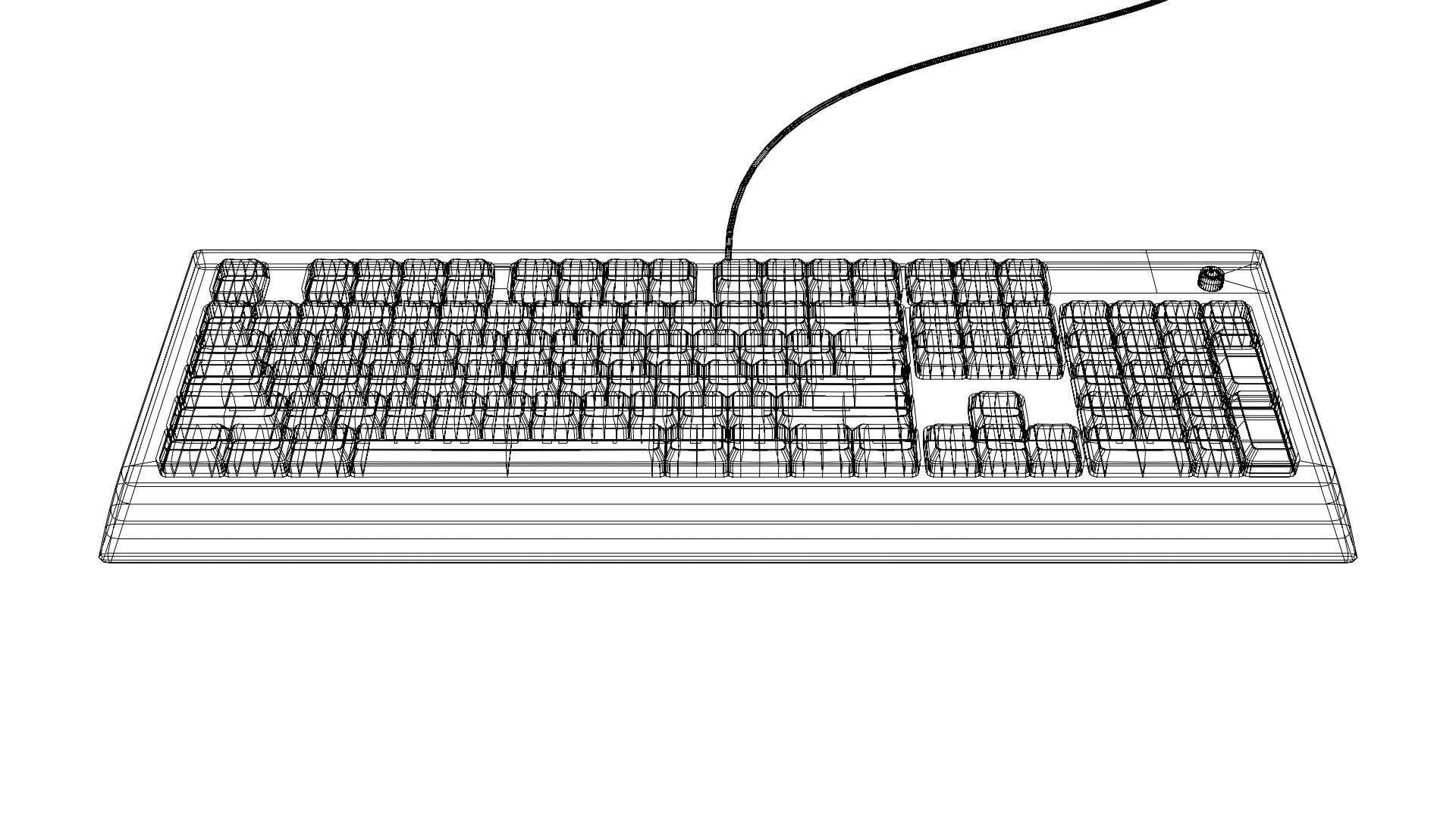 Office Keyboard Model - TurboSquid 1662323