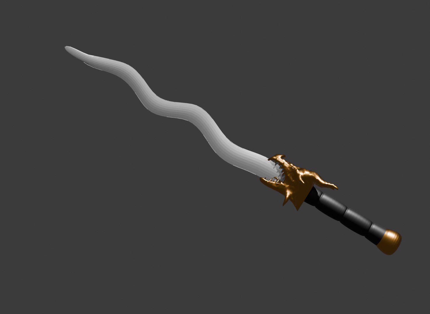 Dragon Fang Sword 3D Model - TurboSquid 2418655