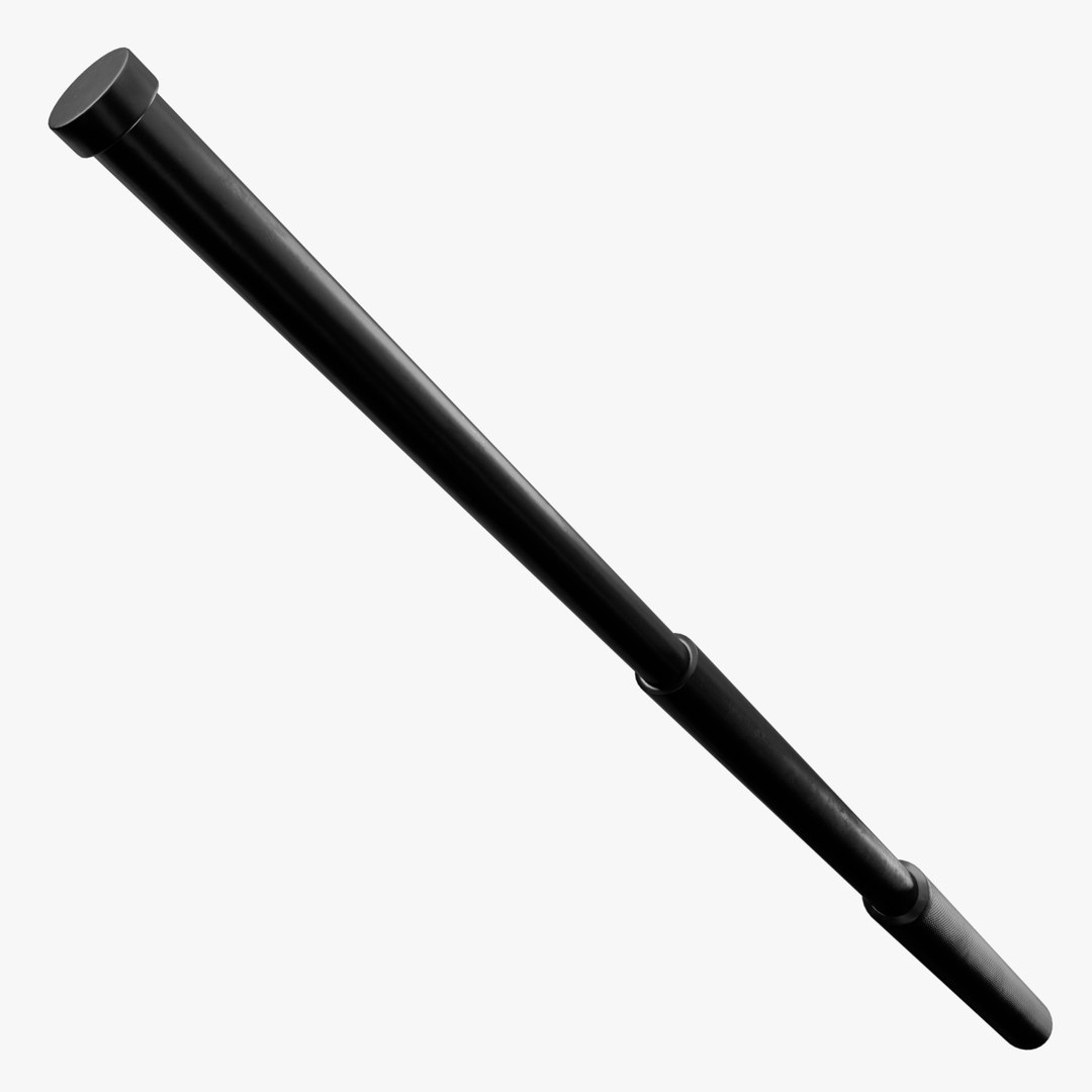 3d Telescopic Baton Model