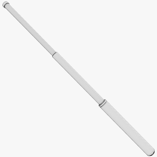 3d telescopic baton model