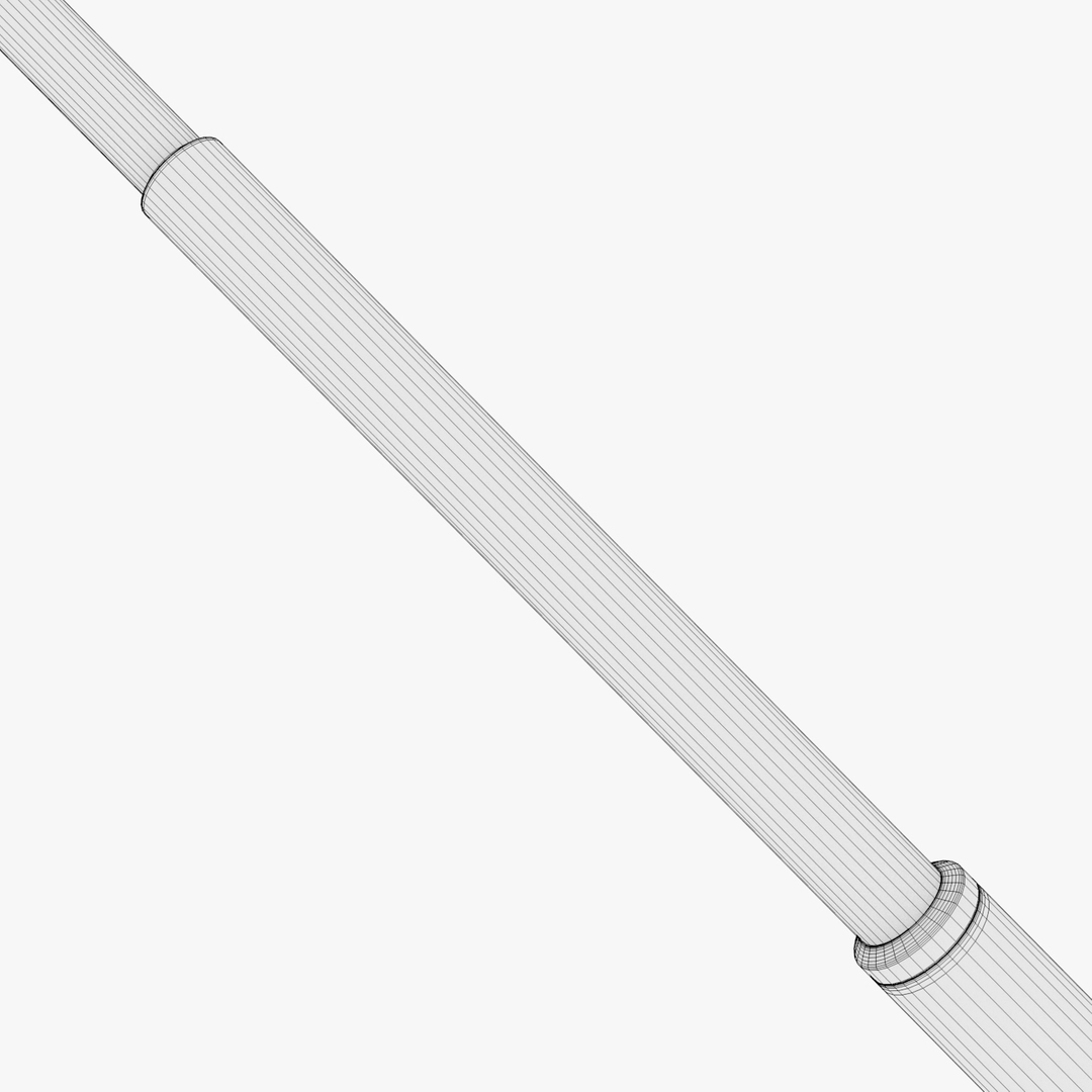 3d telescopic baton model