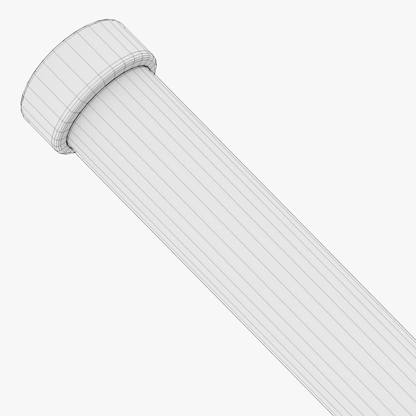 3d telescopic baton model