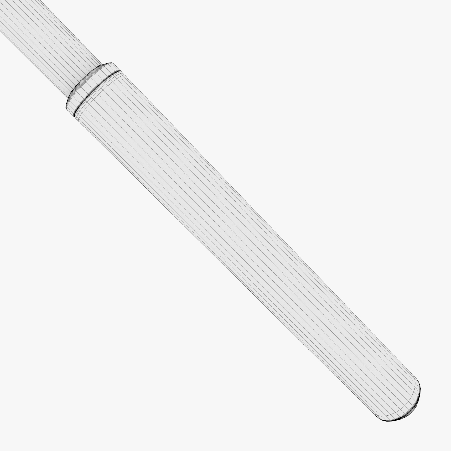 3d telescopic baton model