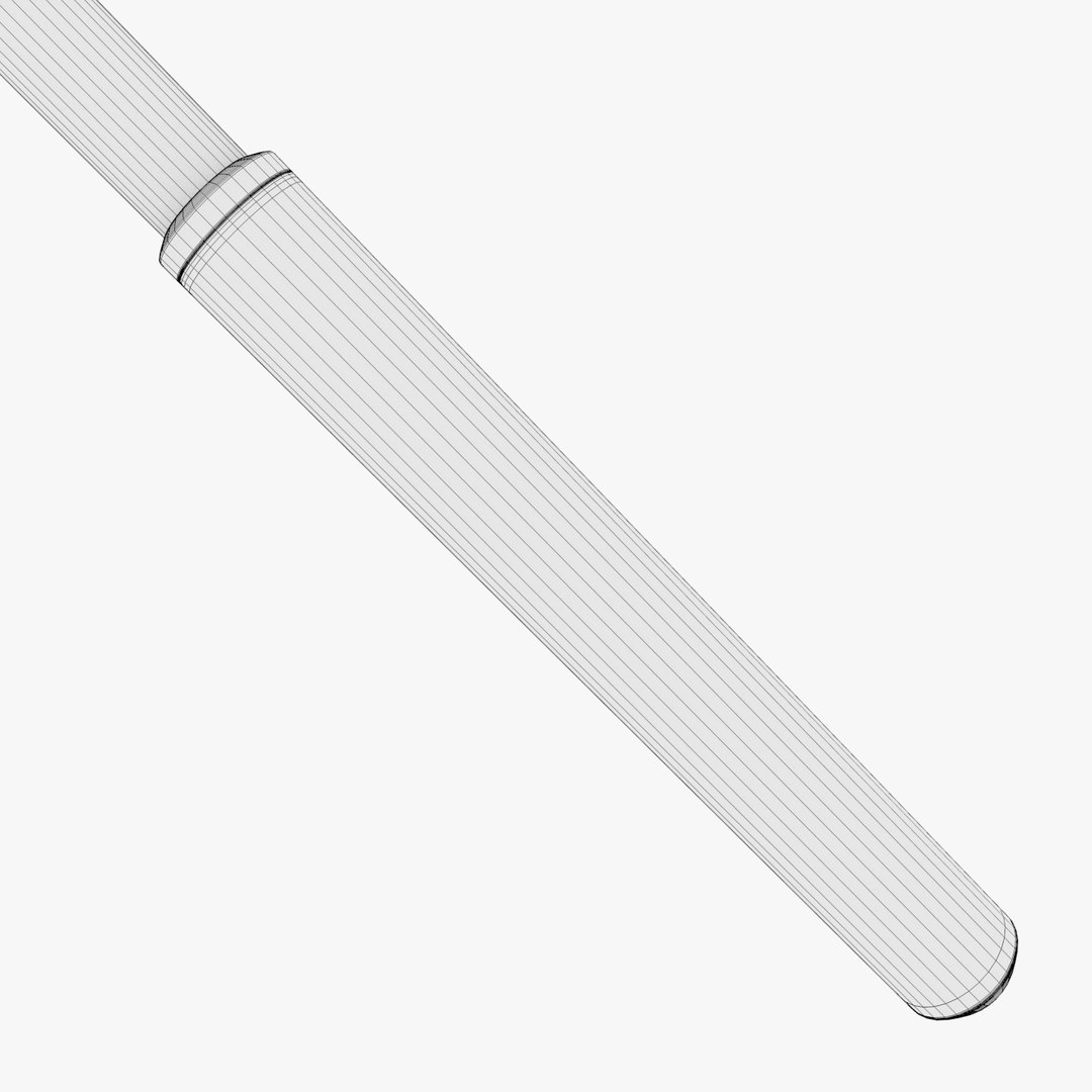 3d Telescopic Baton Model